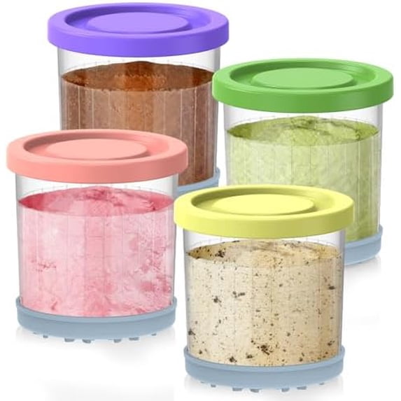 for Ninja Creami Containers, Compatible with NC299AMZ & NC300s Series ...