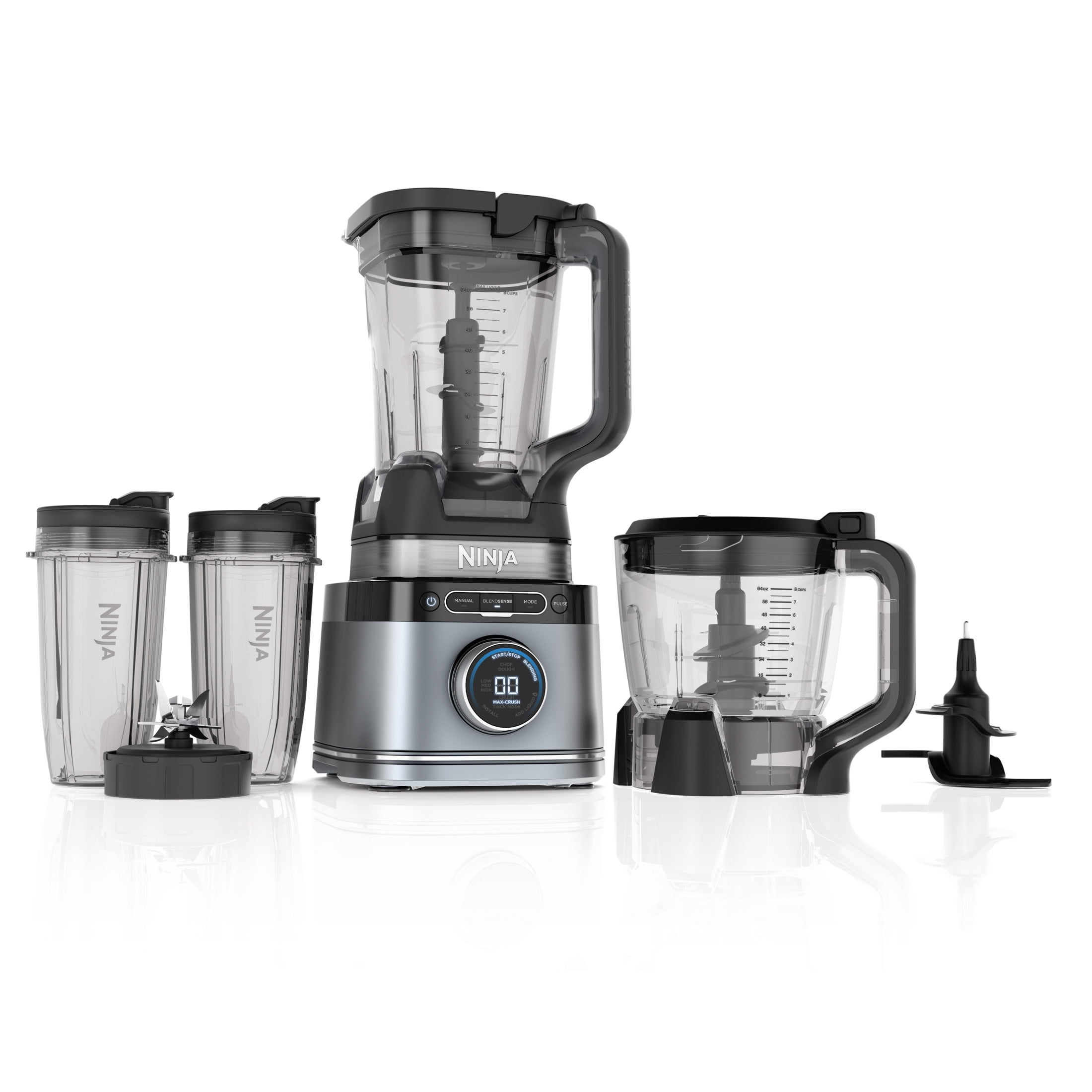 Open Box Ninja Detect Kitchen System Blender, Blend, Crush, Chop ...