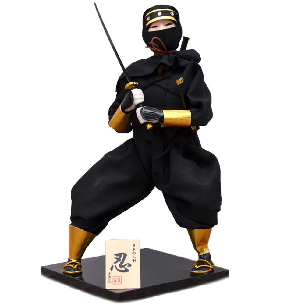 Ninja Doll Decor, Japanese Samurai Figurines, Traditional Japanese ...