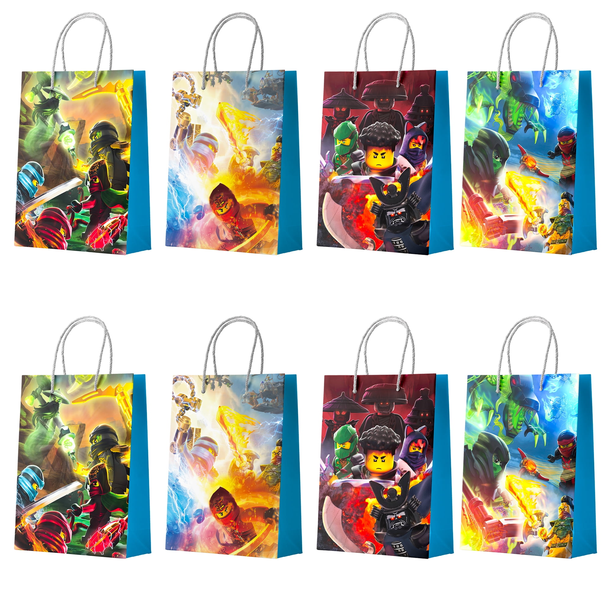 Ninja Favor Bags - 16 Pcs Ninja Party Bags, Ninja Birthday Favor Bags, Ninja Candy Bags for Boys ...