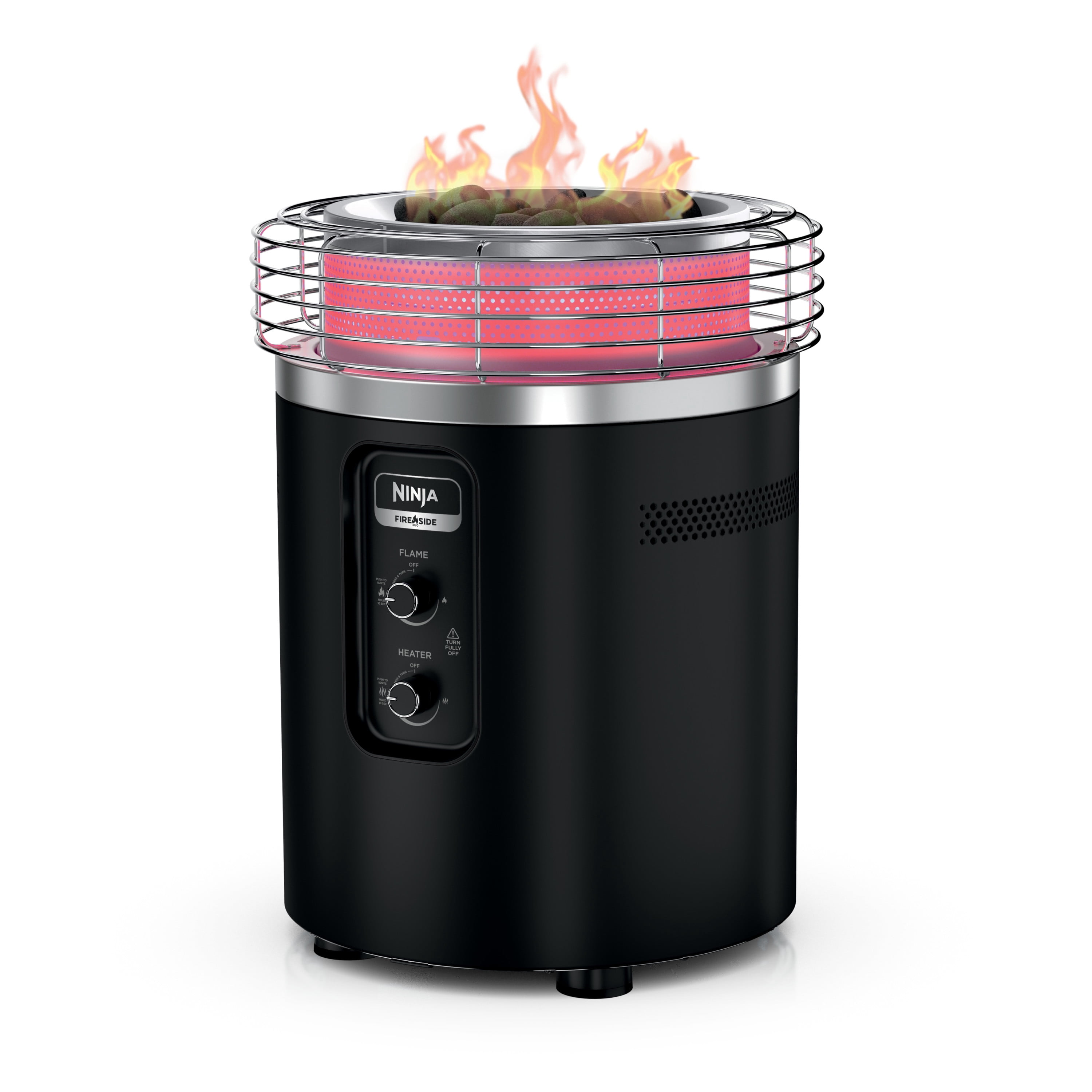 Ninja Fireside360 Outdoor Heater & Fire Pit, Black - Walmart.com