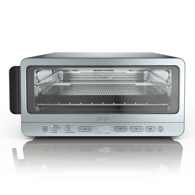 Ninja Flip Toaster Oven & Air Fryer, 8-in-1 Functionality, Flip Up & Away Capability for Storage ...
