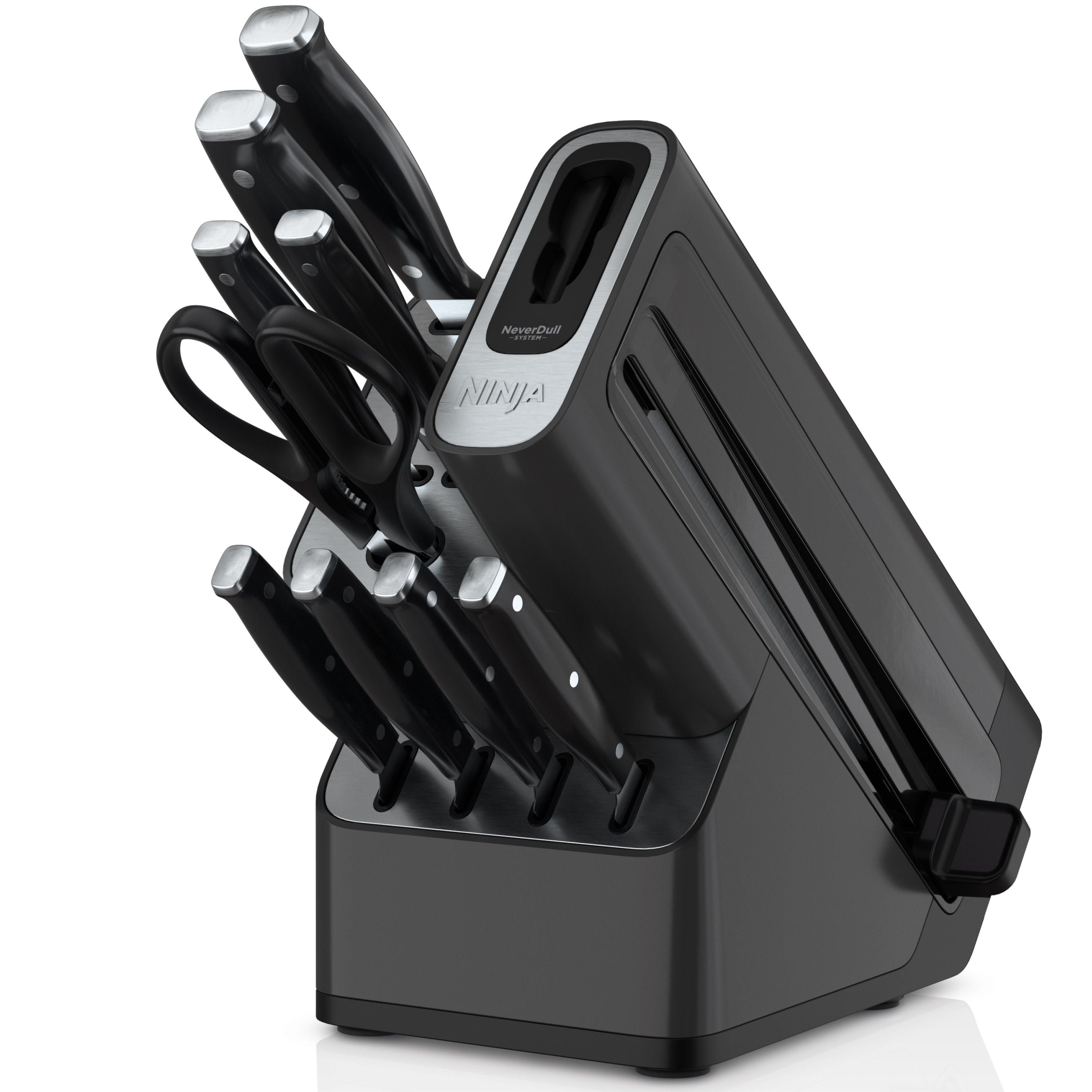 Ninja Foodi NeverDull Premium 12-Piece Knife System Set, Gray - Walmart.com