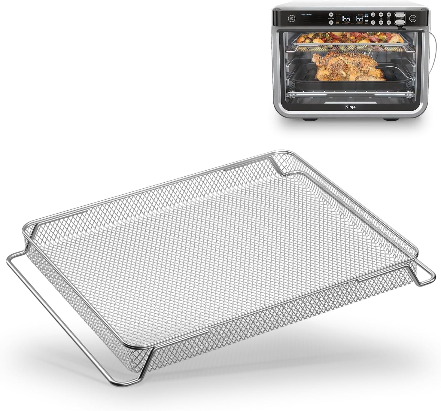 for Ninja Foodi Replacement Air Fryer Oven Basket, Original Replacement ...