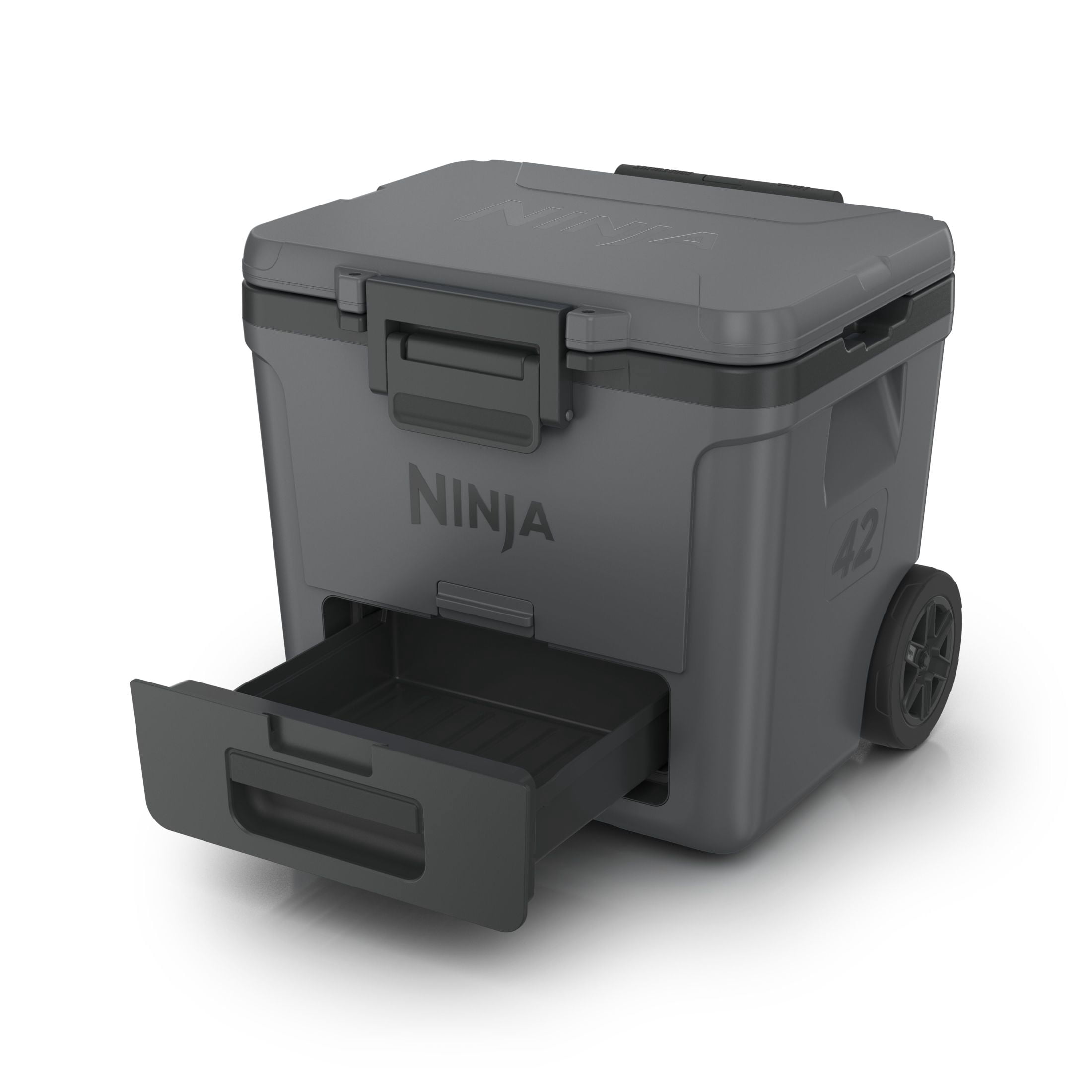 Ninja FrostVault 42-Qt Wheeled Cooler with Cold Dry Zone, Integrated ...