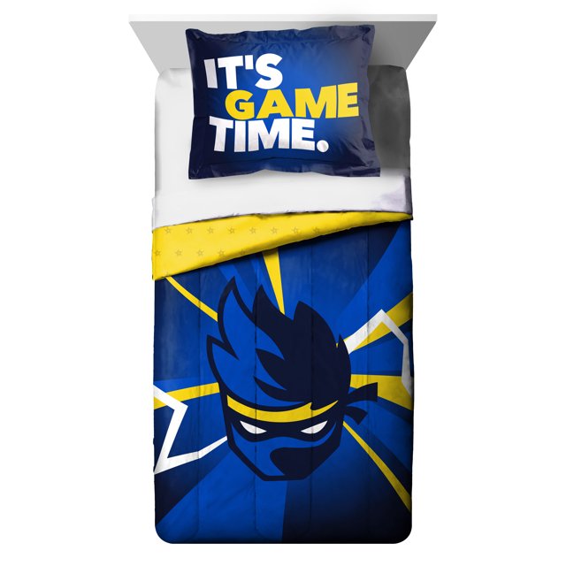Ninja Game Time - The Influencer 2Pc Twin/Full Comforter & Sham Set ...
