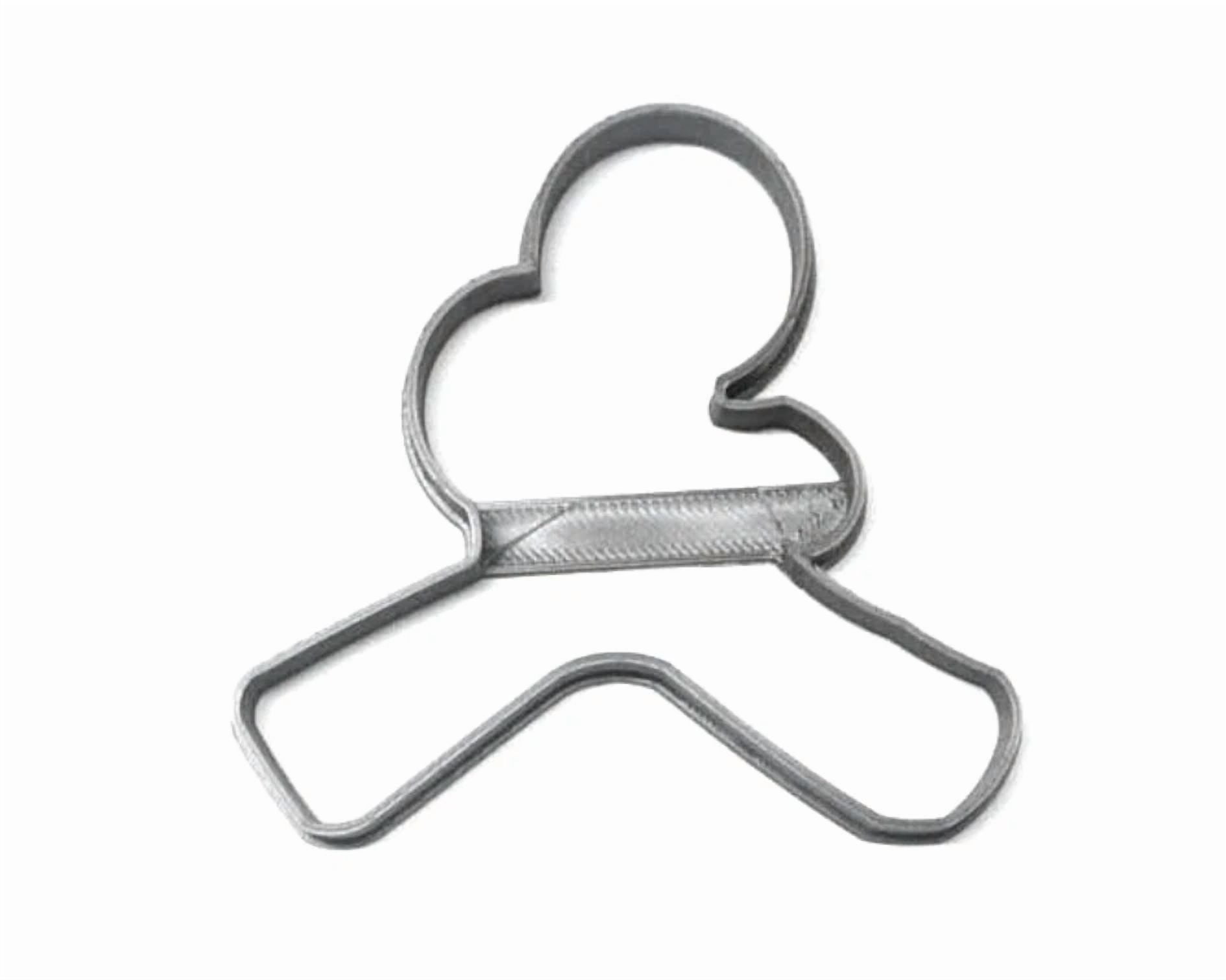 Ninja Gingerbread Man Outline Pose 4 Christmas Special Cookie Cutter ...