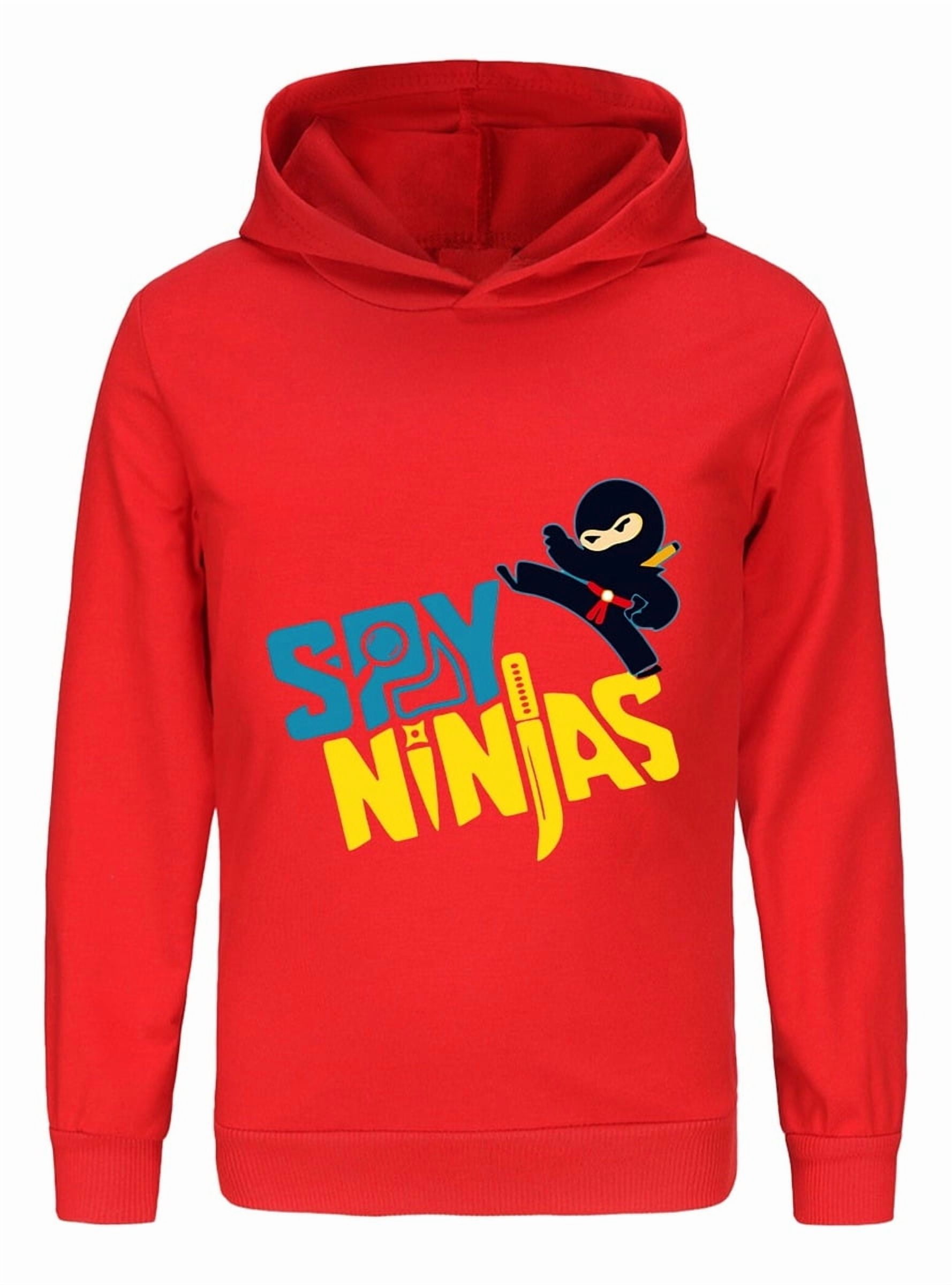 Ninja Hoodie for Kids Pullover Sweatshirt, Boys Girls Active Long ...