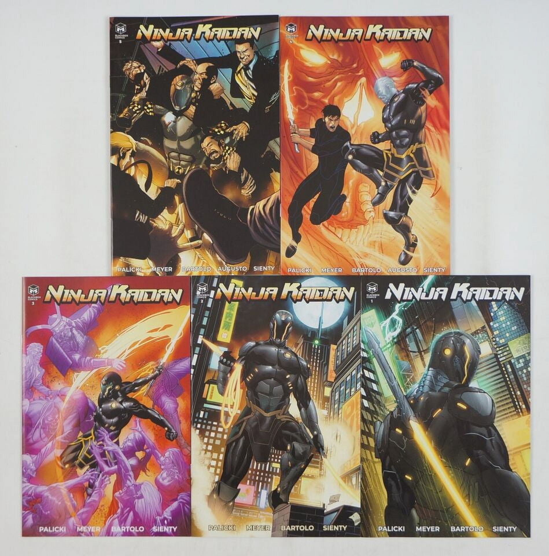 Ninja Kaidan #1-5 VF/NM complete series Eric Palicki ; Blackbox Comics ...