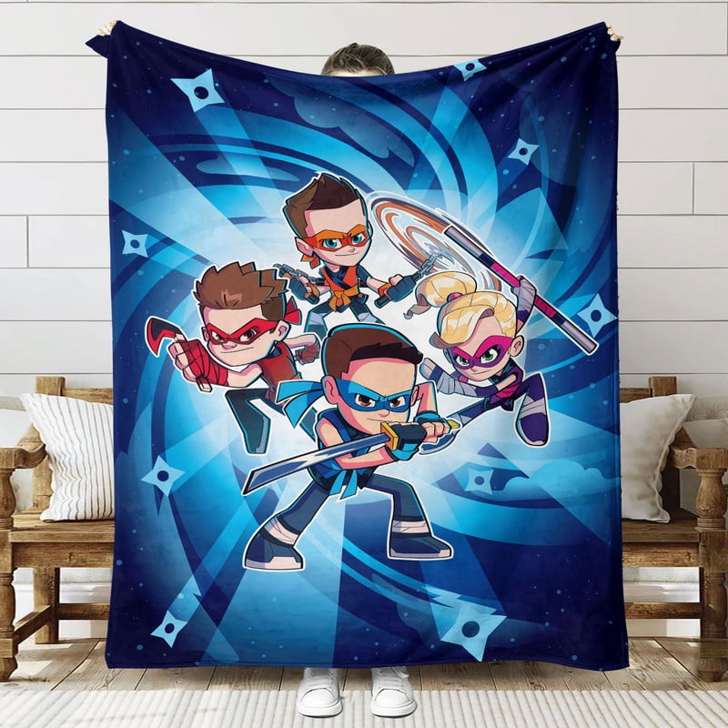 Ninja Kids Throw Blanket Gifts for Fans Lover Girls Boys Women Present ...