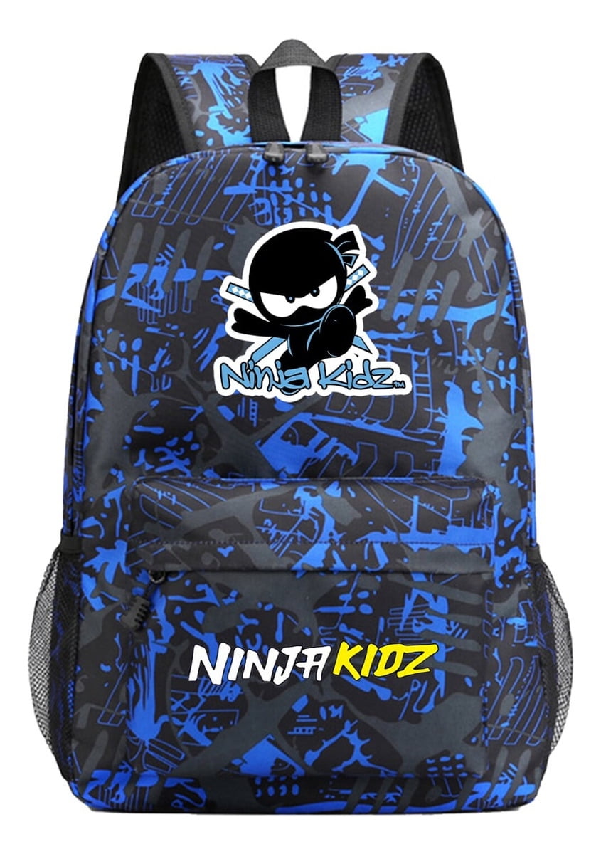 Ninja Kidz Army Camo Backpack with Anime Print, Lightweight Laptop ...