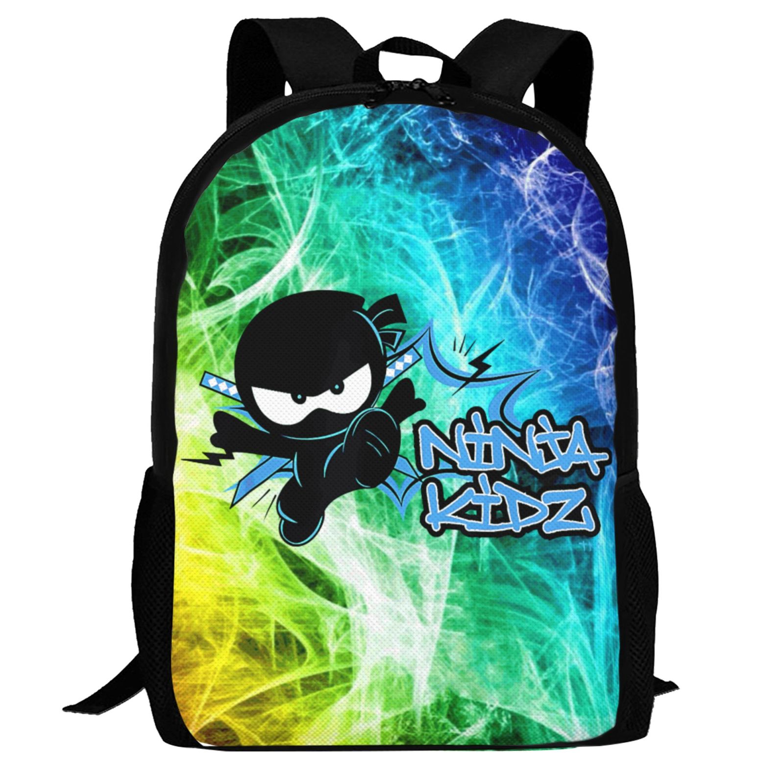 Ninja Kidz Backpack,3d Print Laptop Backpack Lightweight Casual Daypack ...