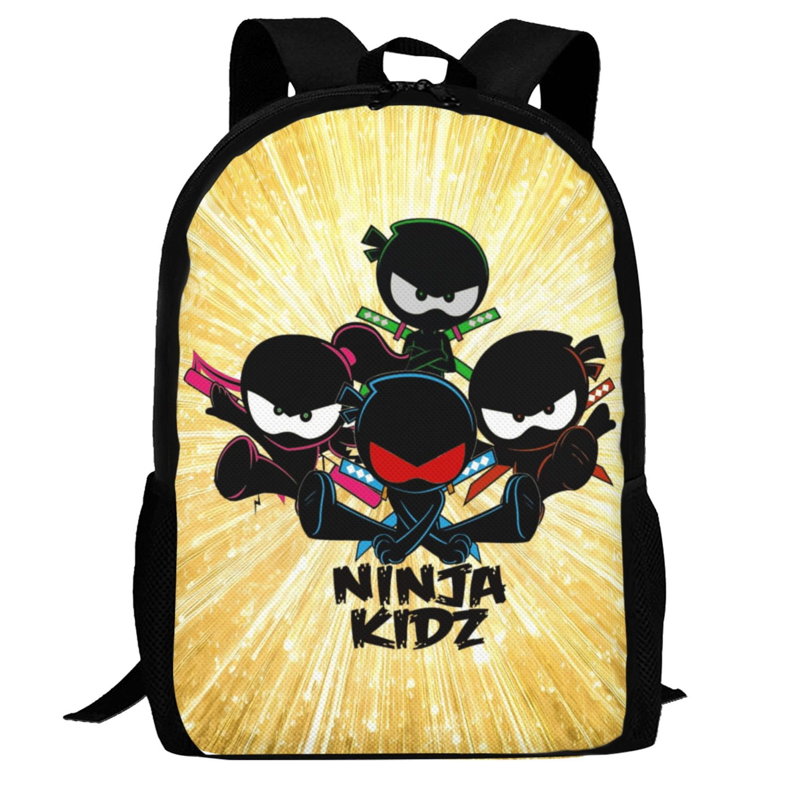 Ninja Kidz Backpack,3d Print Laptop Backpack Lightweight Casual Daypack ...