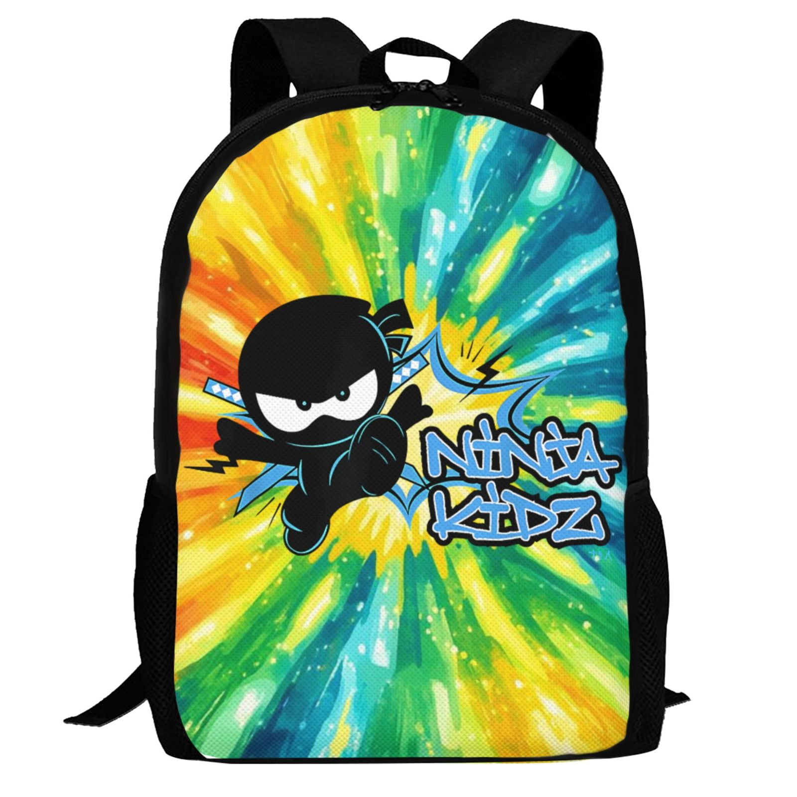 Ninja Kidz Backpack,3d Print Laptop Backpack Lightweight Casual Daypack ...
