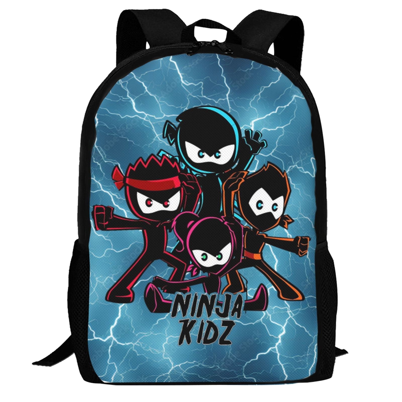 Ninja Kidz Backpack,3d Print Laptop Backpack Lightweight Casual Daypack ...