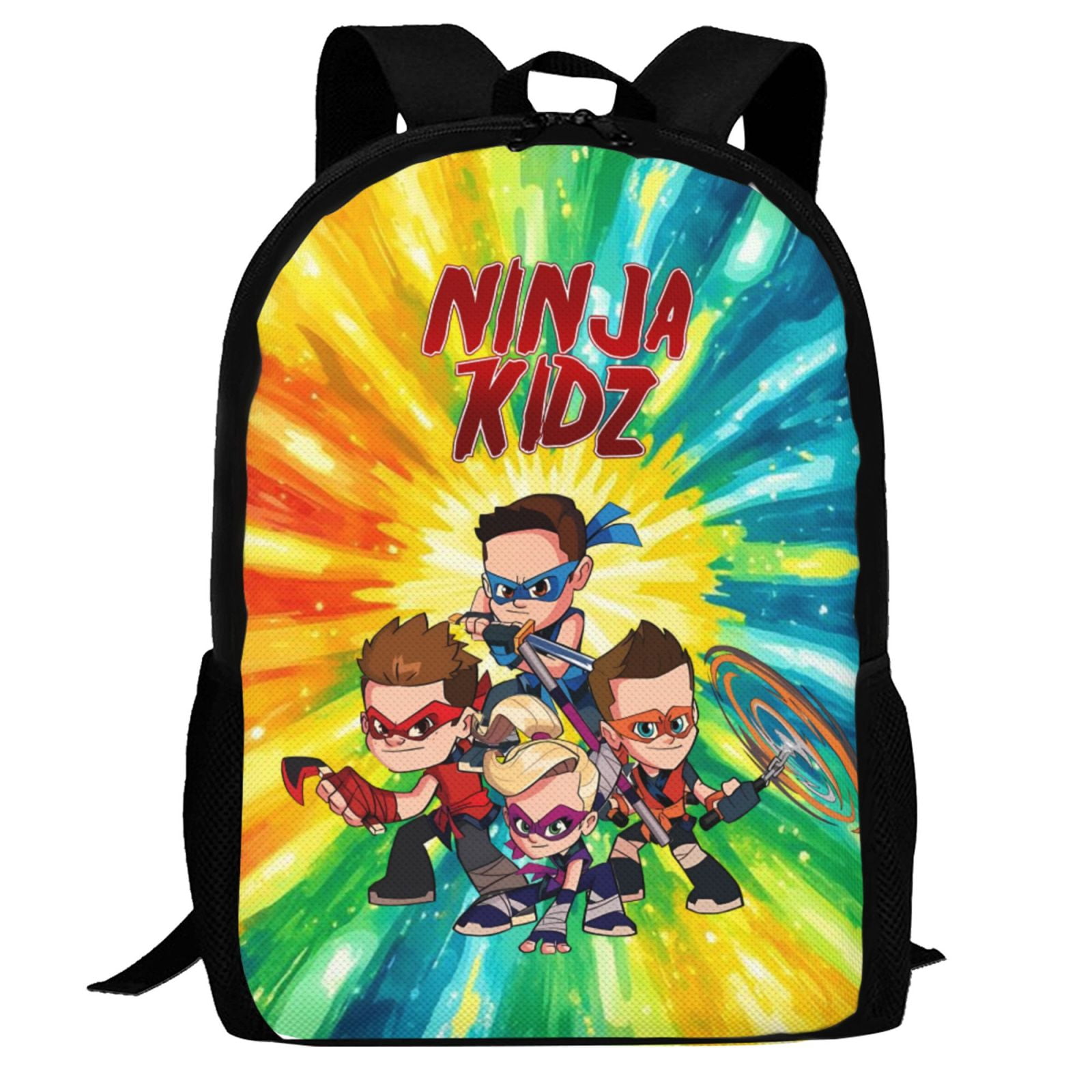 Ninja Kidz Backpack,3d Print Laptop Backpack Lightweight Casual Daypack ...