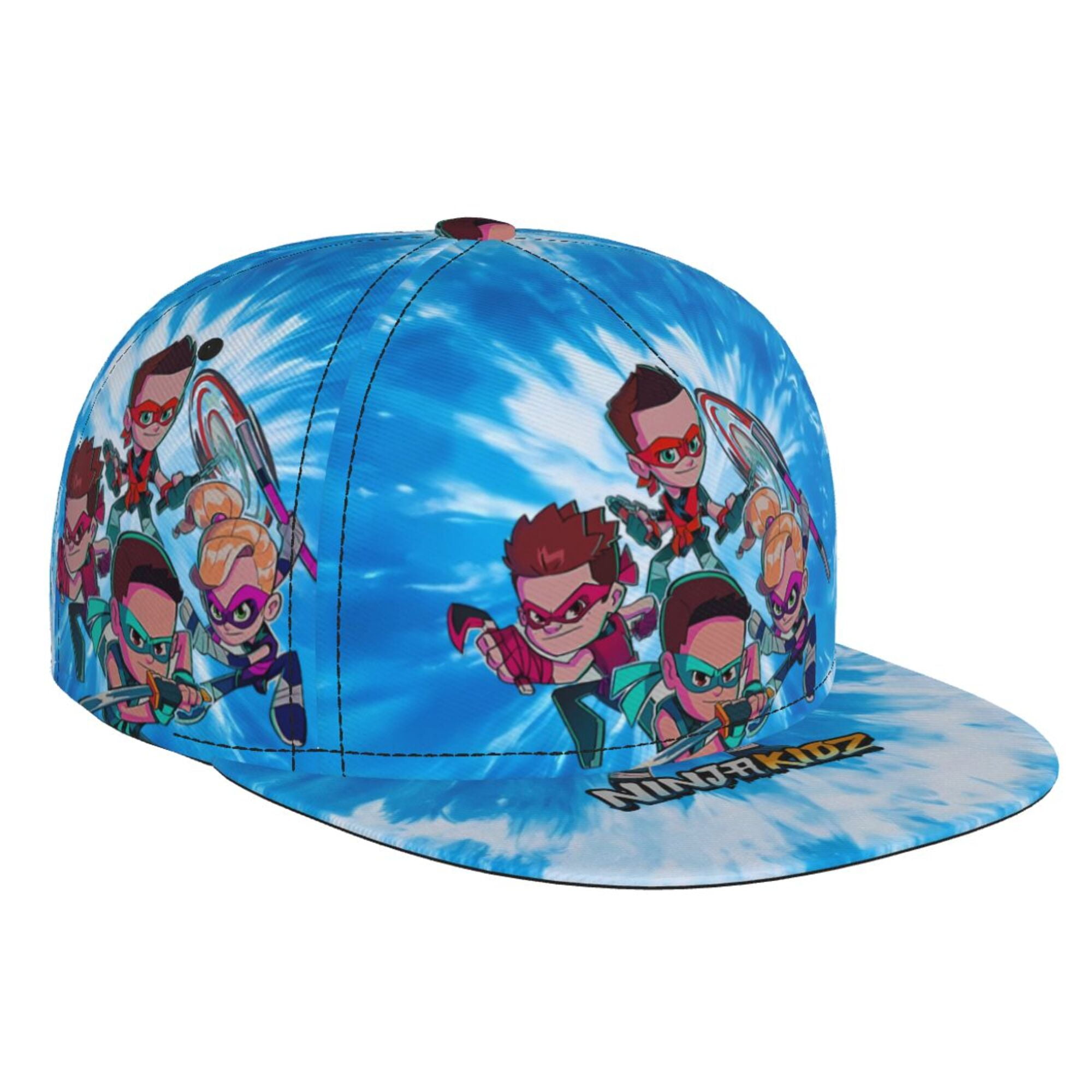 Ninja Kidz Baseball Cap For Men, Women & Kids, Classic Flat Brim Hat ...