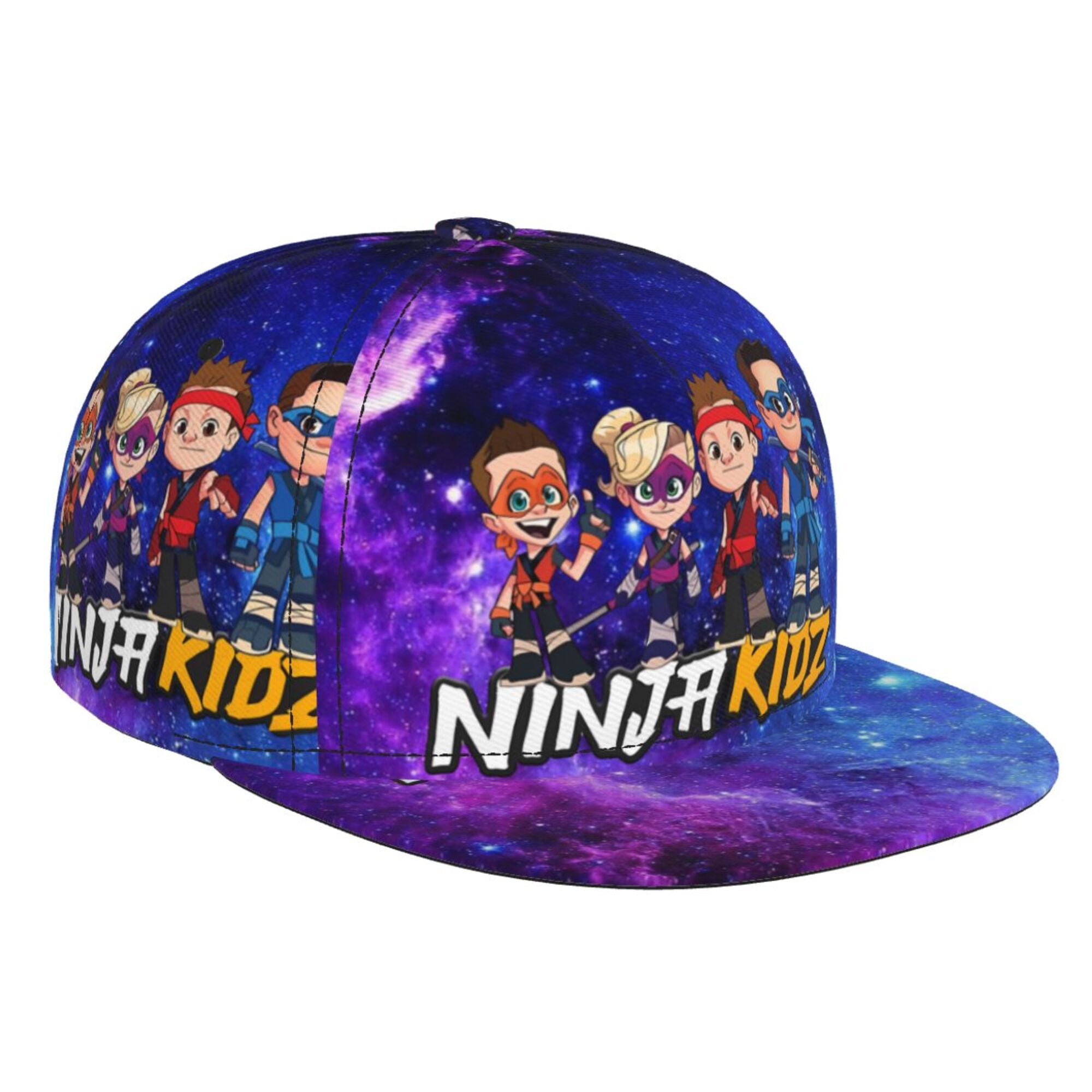 Ninja Kidz Baseball Cap For Men, Women & Kids, Classic Flat Brim Hat ...