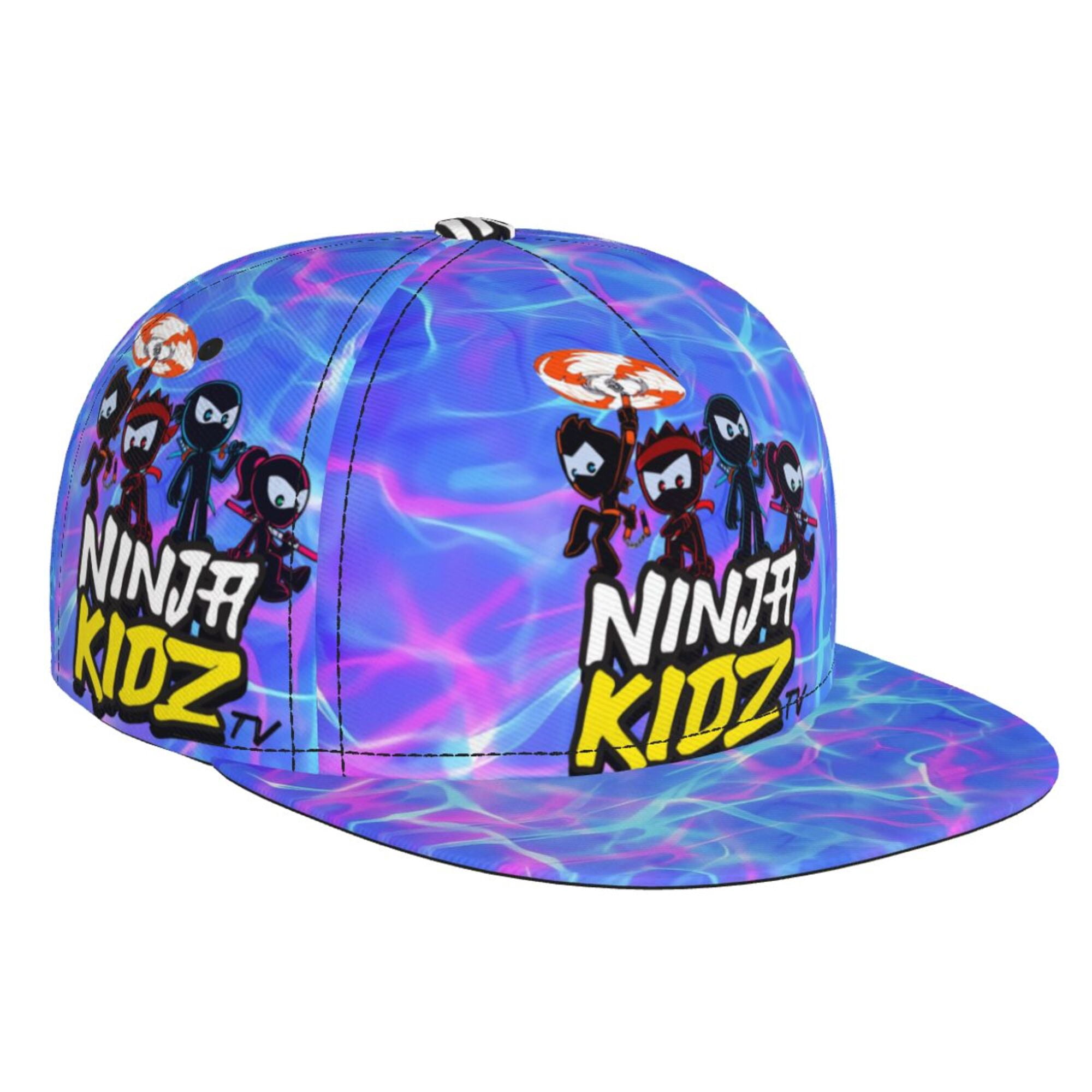 Ninja Kidz Baseball Cap For Men, Women & Kids, Classic Flat Brim Hat ...