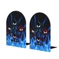 Ninja Kidz Bookends Non-Slip Sturdy Book Holder Wood Book End For Home ...