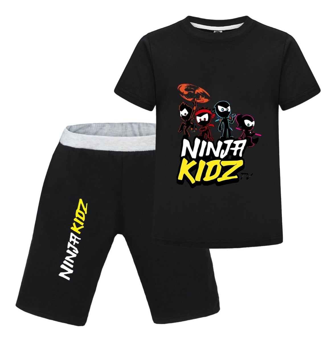 Ninja Kidz Cartoon Clothes for Boys Girls – Fun 2-Piece Outfit Set with ...