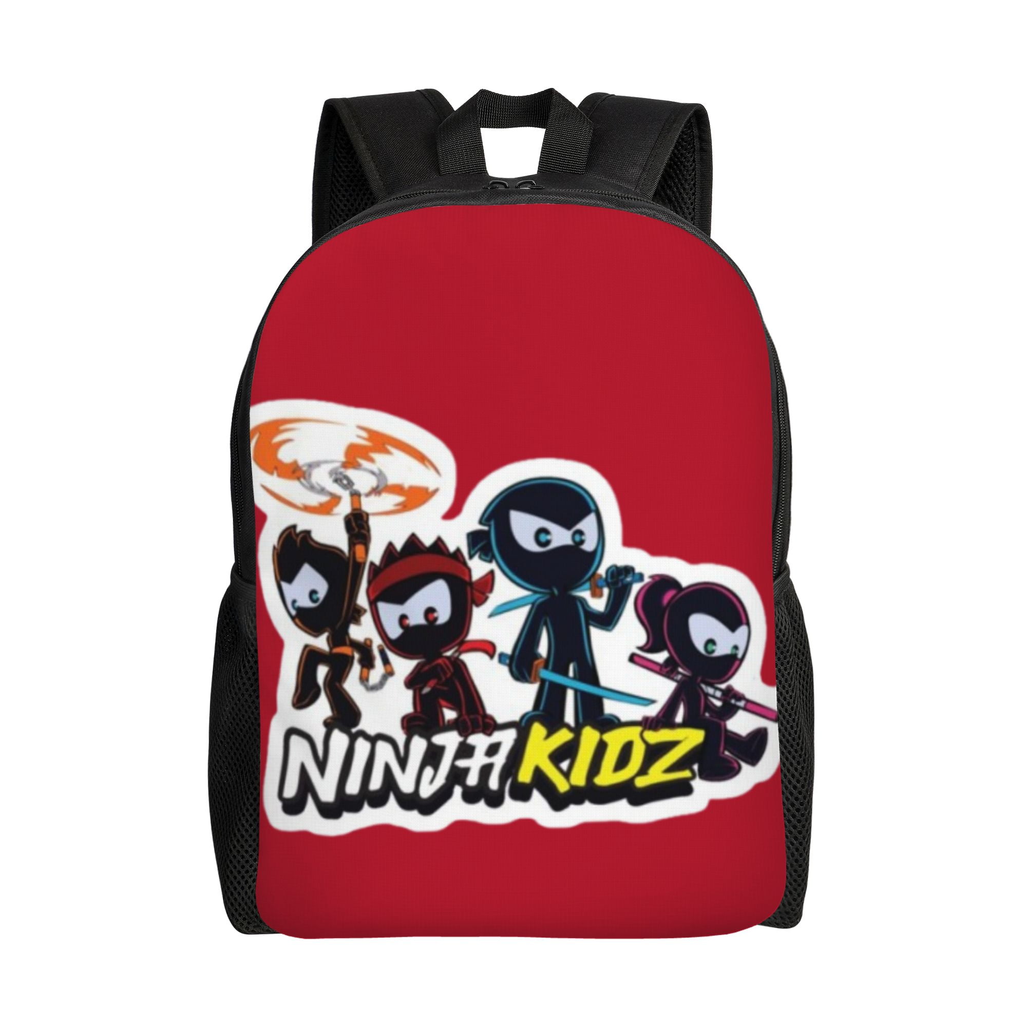 Ninja Kidz Cartoon Backpack Cute Large Capacity Casual Unisex Laptop ...