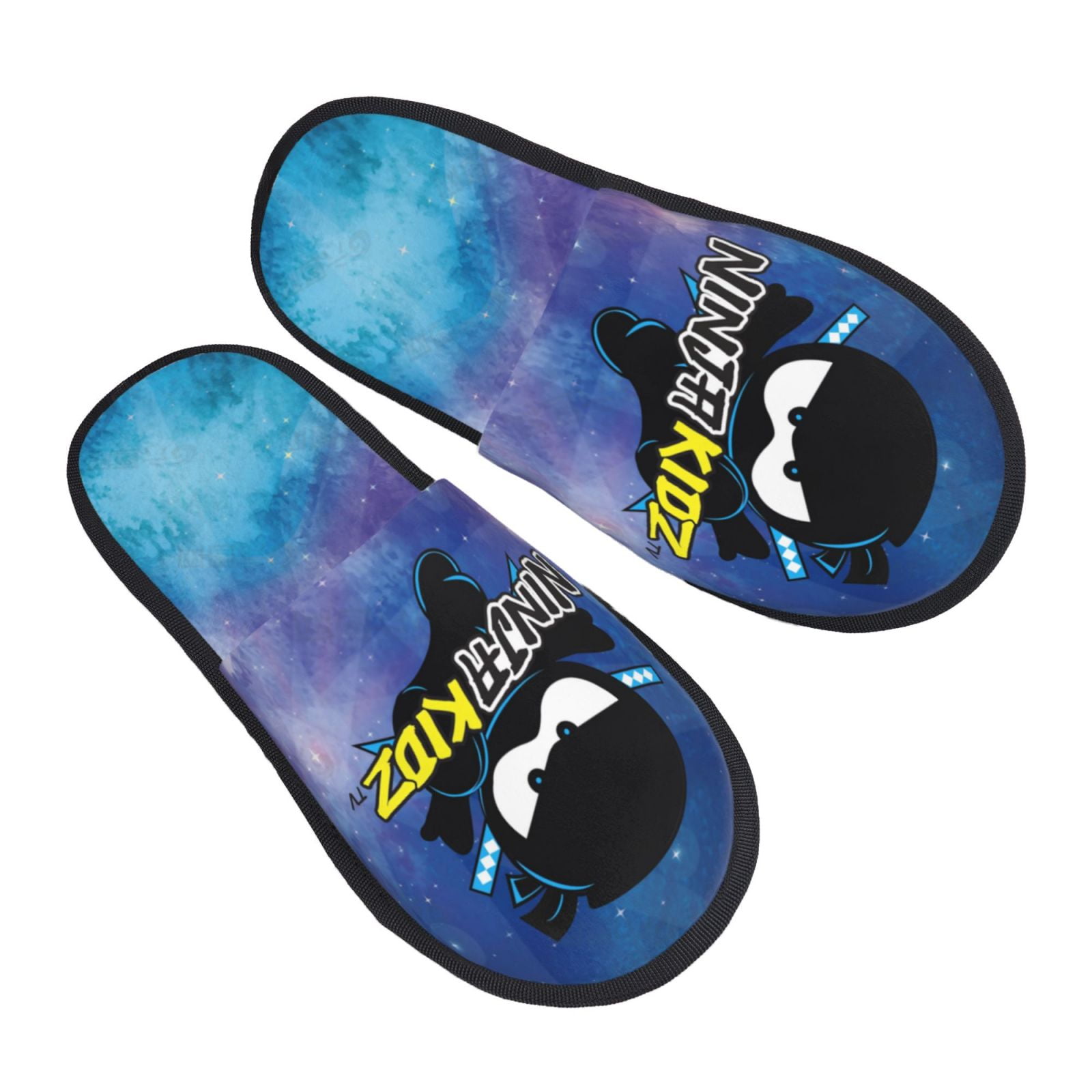 Ninja Kidz Furry Slippers For Men Women Fuzzy House Slippers Winter ...