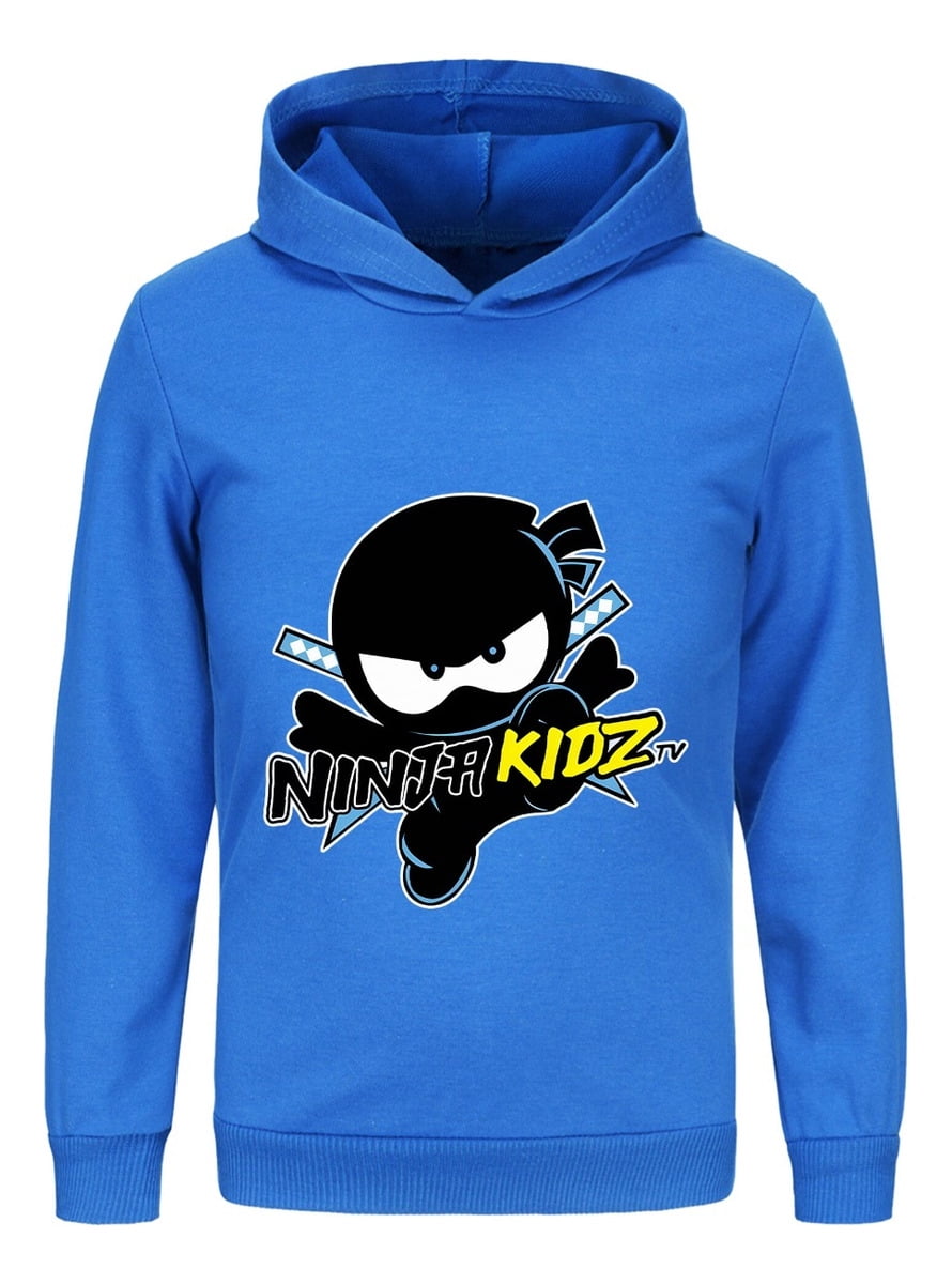 Ninja Kidz Graphic Hoodie for Kids – Fun Print Pullover Sweatshirt for ...