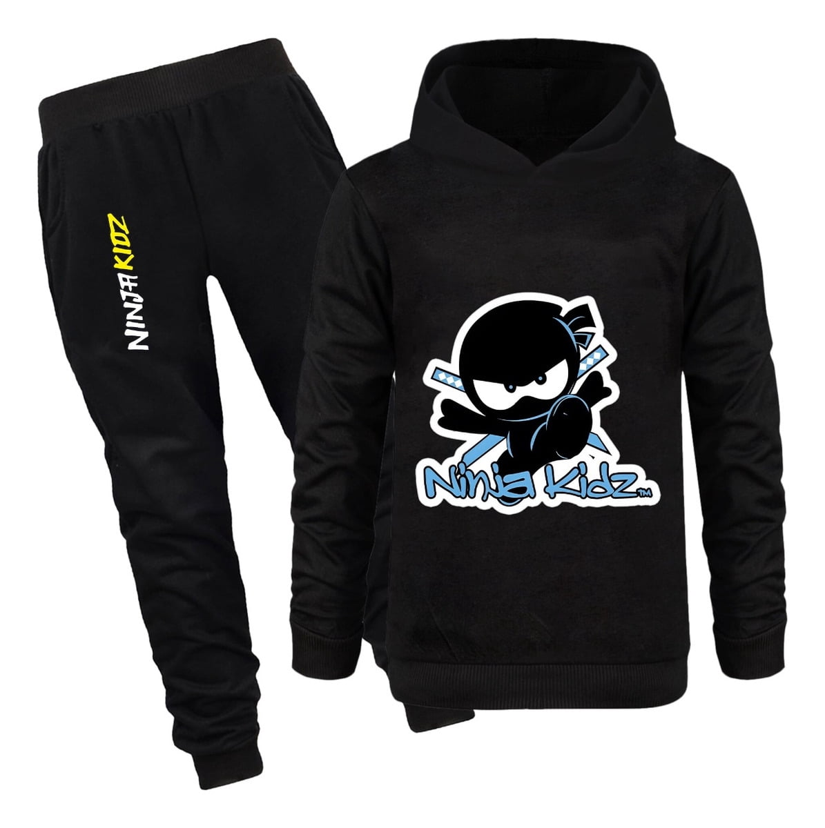 Ninja Kidz Hoodie and Jogger Pants Set – 2-Piece Outfit for Kids – Boys ...