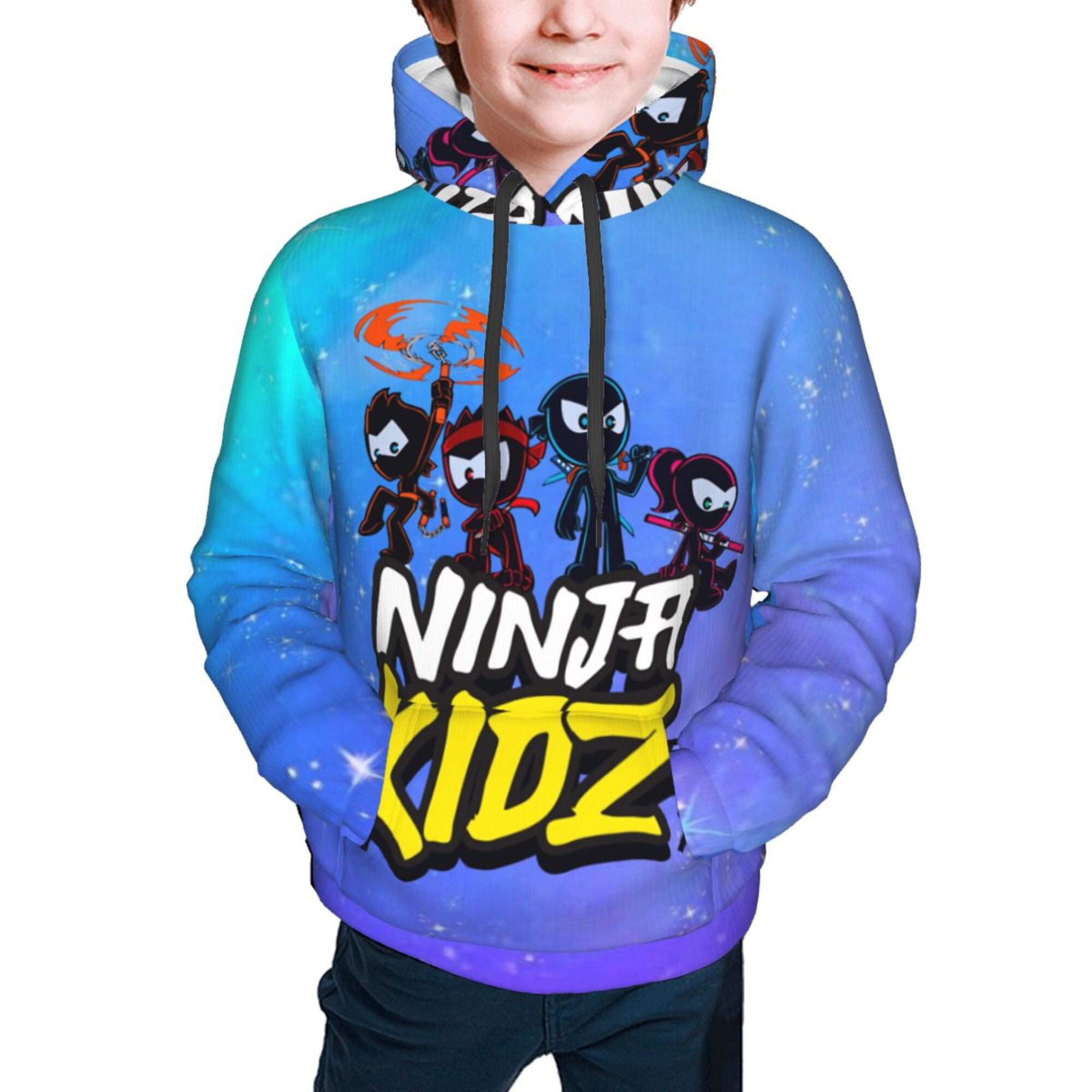 Ninja Kidz Kids' Hoodie 3d Print Sweatshirt Soft Pullover Hooded With ...