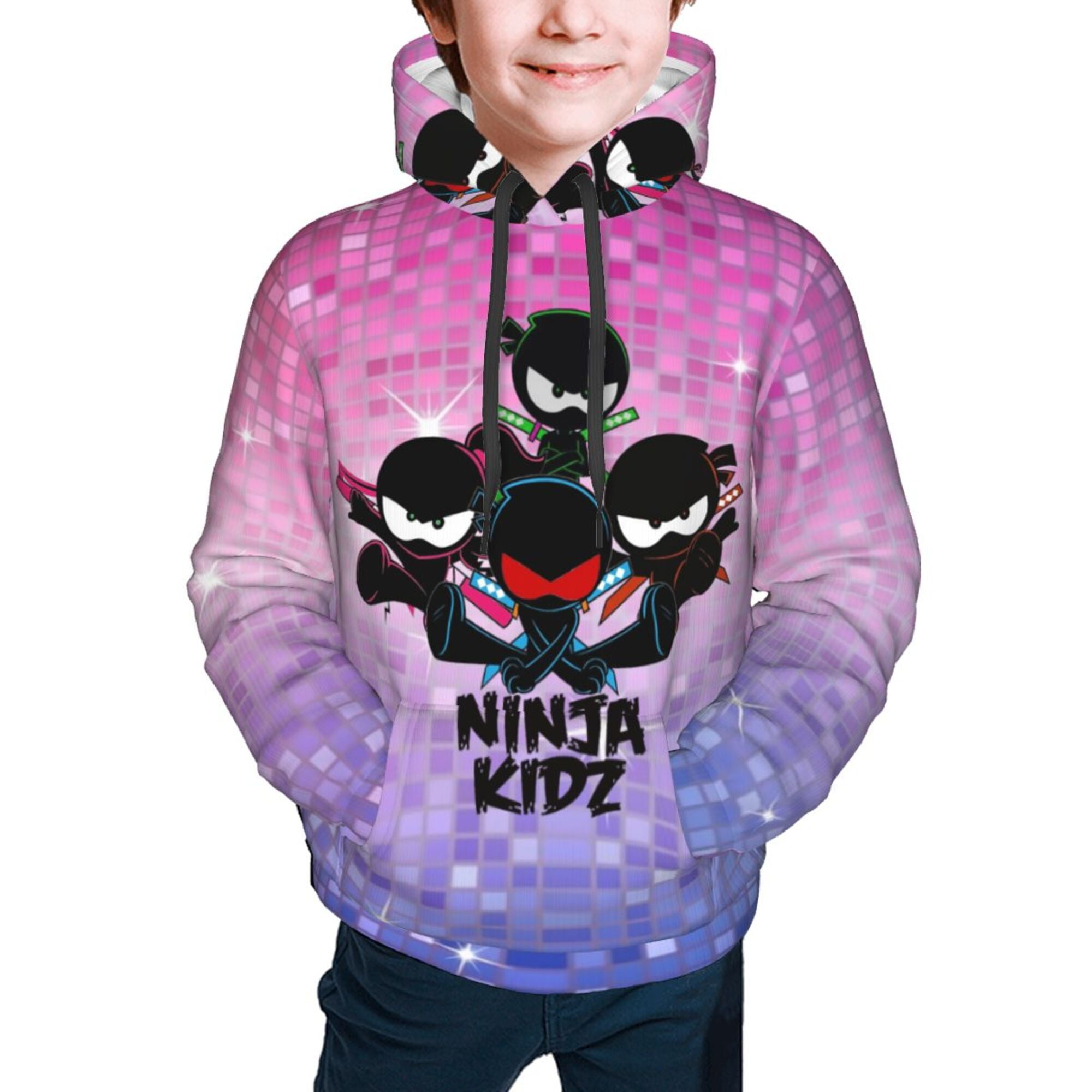 Ninja Kidz Kids' Hoodie 3d Print Sweatshirt Soft Pullover Hooded With ...