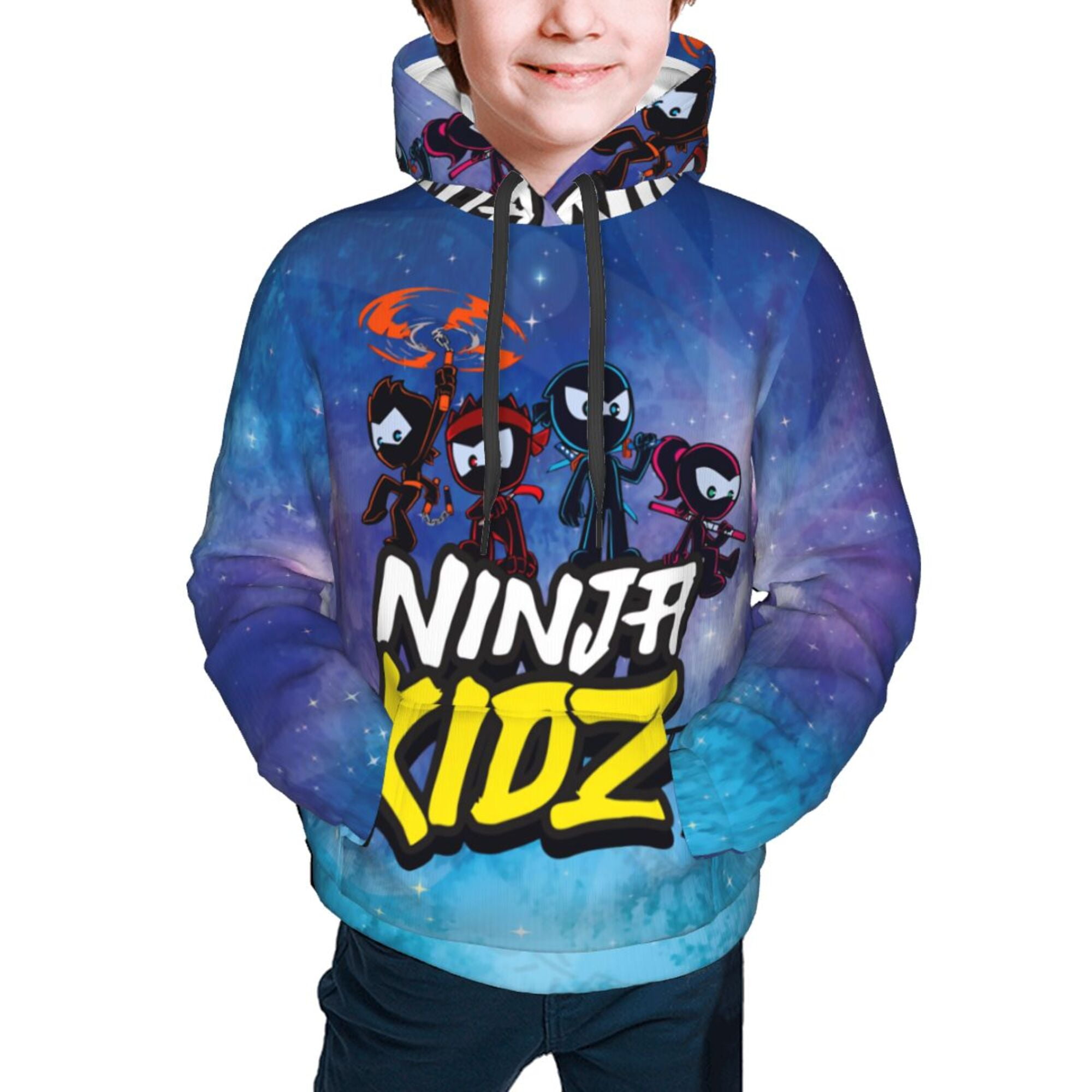 Ninja Kidz Kids' Hoodie 3d Print Sweatshirt Soft Pullover Hooded With ...