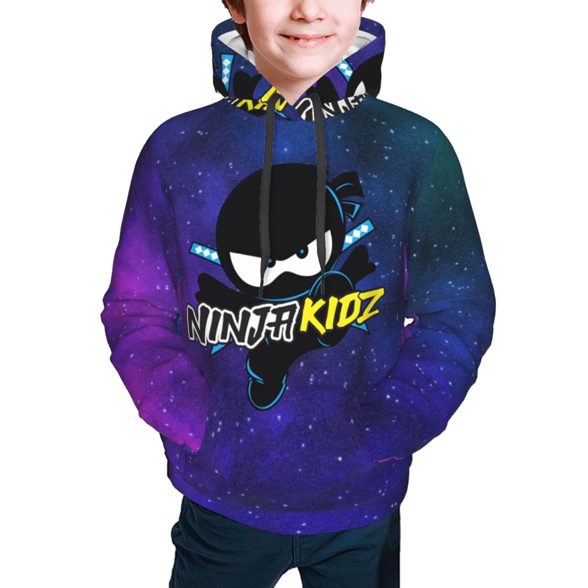 Ninja Kidz Kids' Hoodie 3d Print Sweatshirt Soft Pullover Hooded With ...
