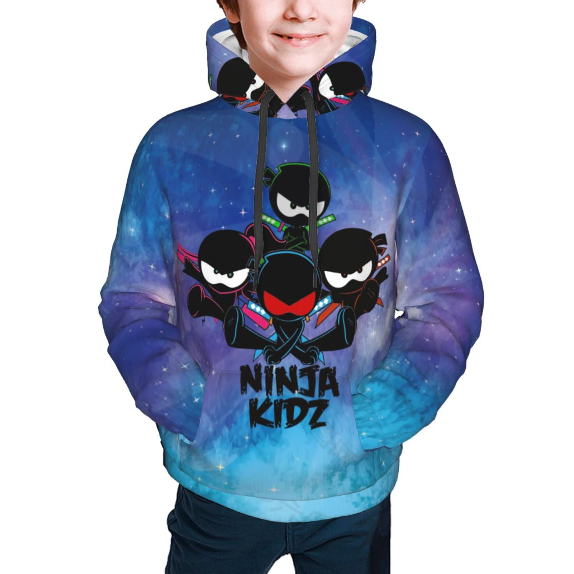 Ninja Kidz Kids' Hoodie 3d Print Sweatshirt Soft Pullover Hooded With ...