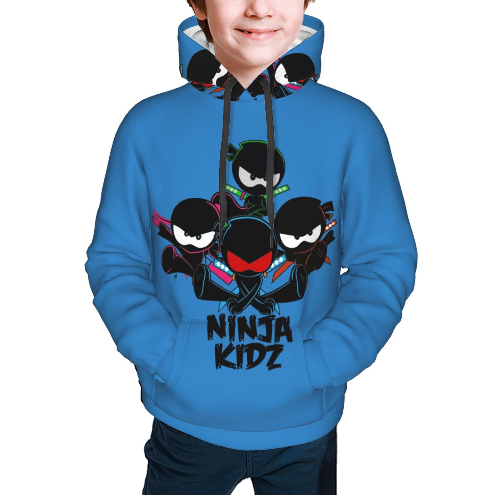 Ninja Kidz Kids' Hoodie 3d Print Sweatshirt Soft Pullover Hooded With ...