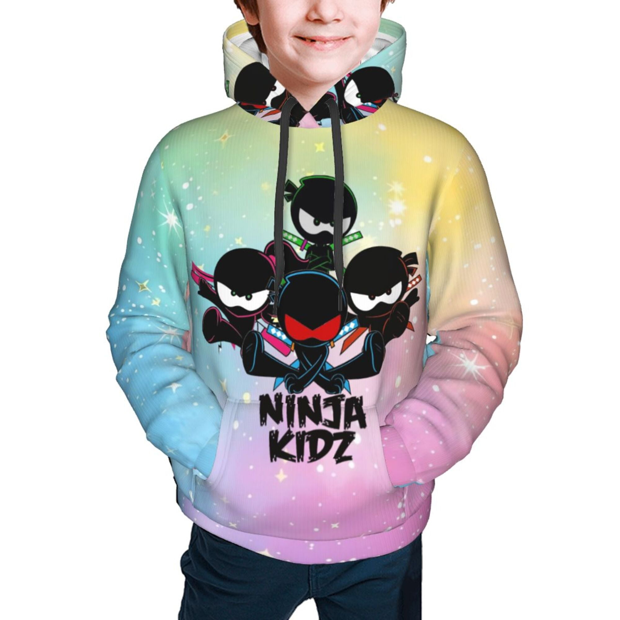 Ninja Kidz Kids' Hoodie 3d Print Sweatshirt Soft Pullover Hooded With ...