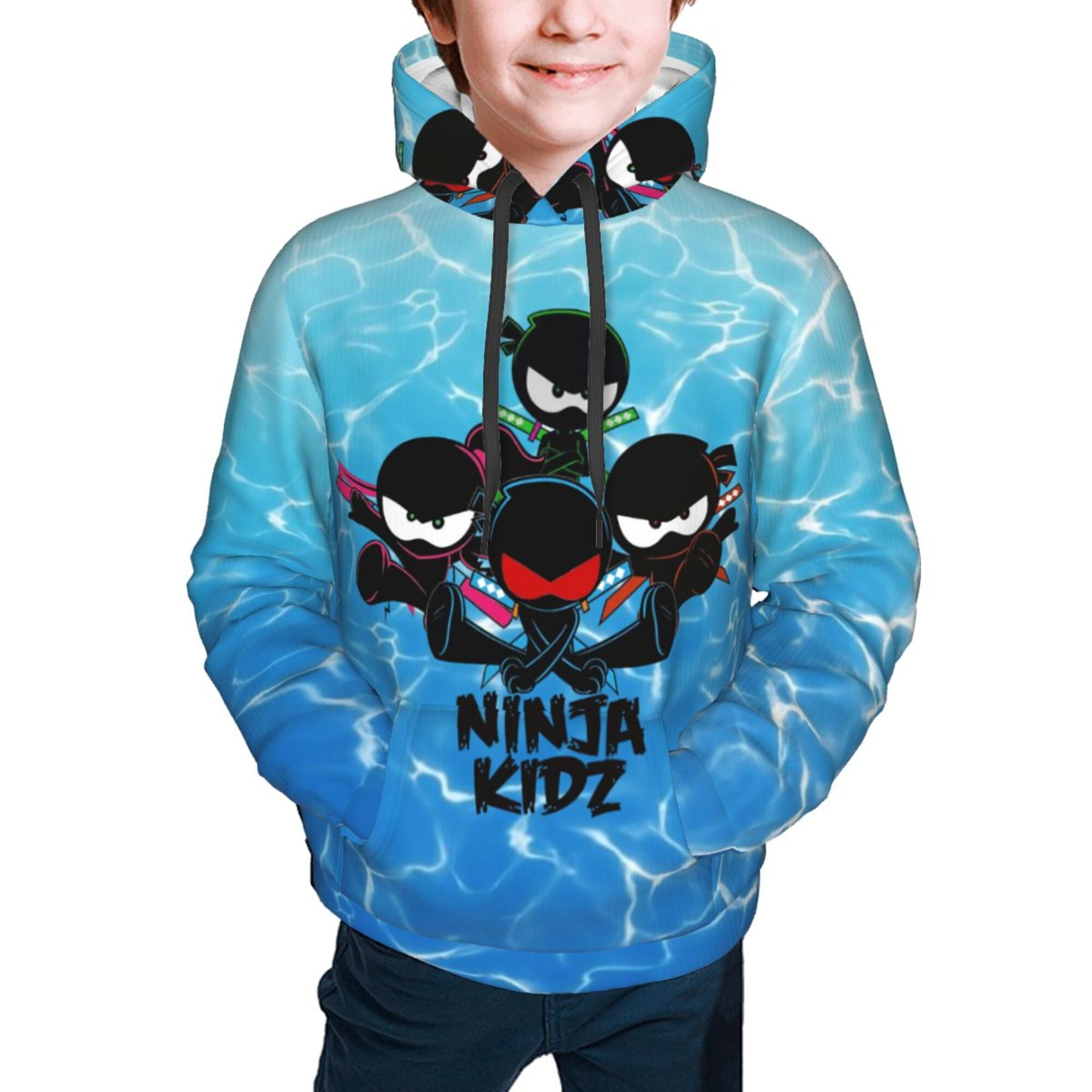 Ninja Kidz Kids' Hoodie 3d Print Sweatshirt Soft Pullover Hooded With ...