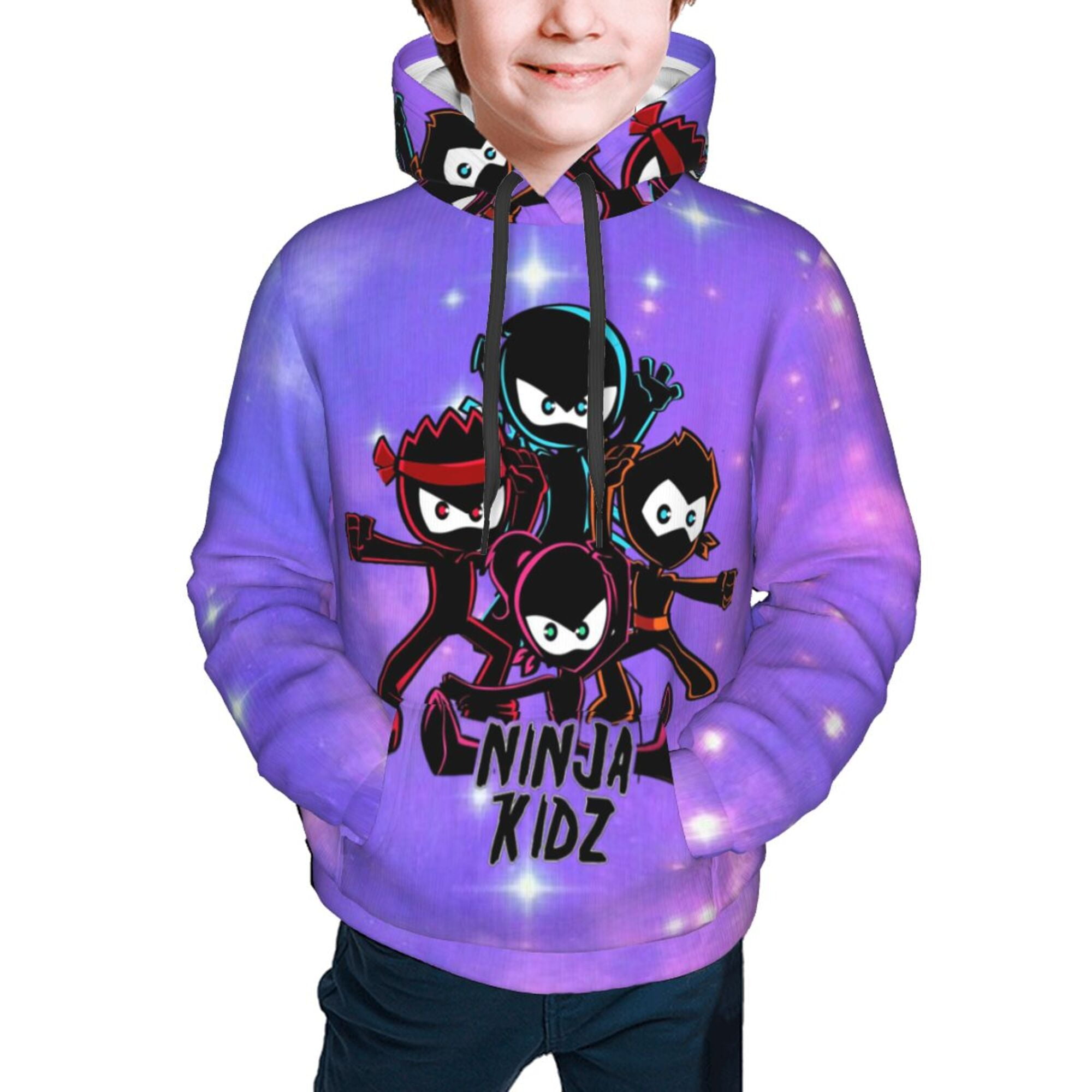 Ninja Kidz Kids' Hoodie 3d Print Sweatshirt Soft Pullover Hooded With ...