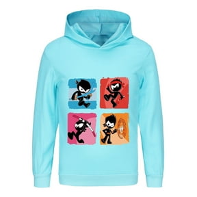 Kids Long Sleeve Hoodie – Ninja Kidz Graphic Pullover Top for Boys ...