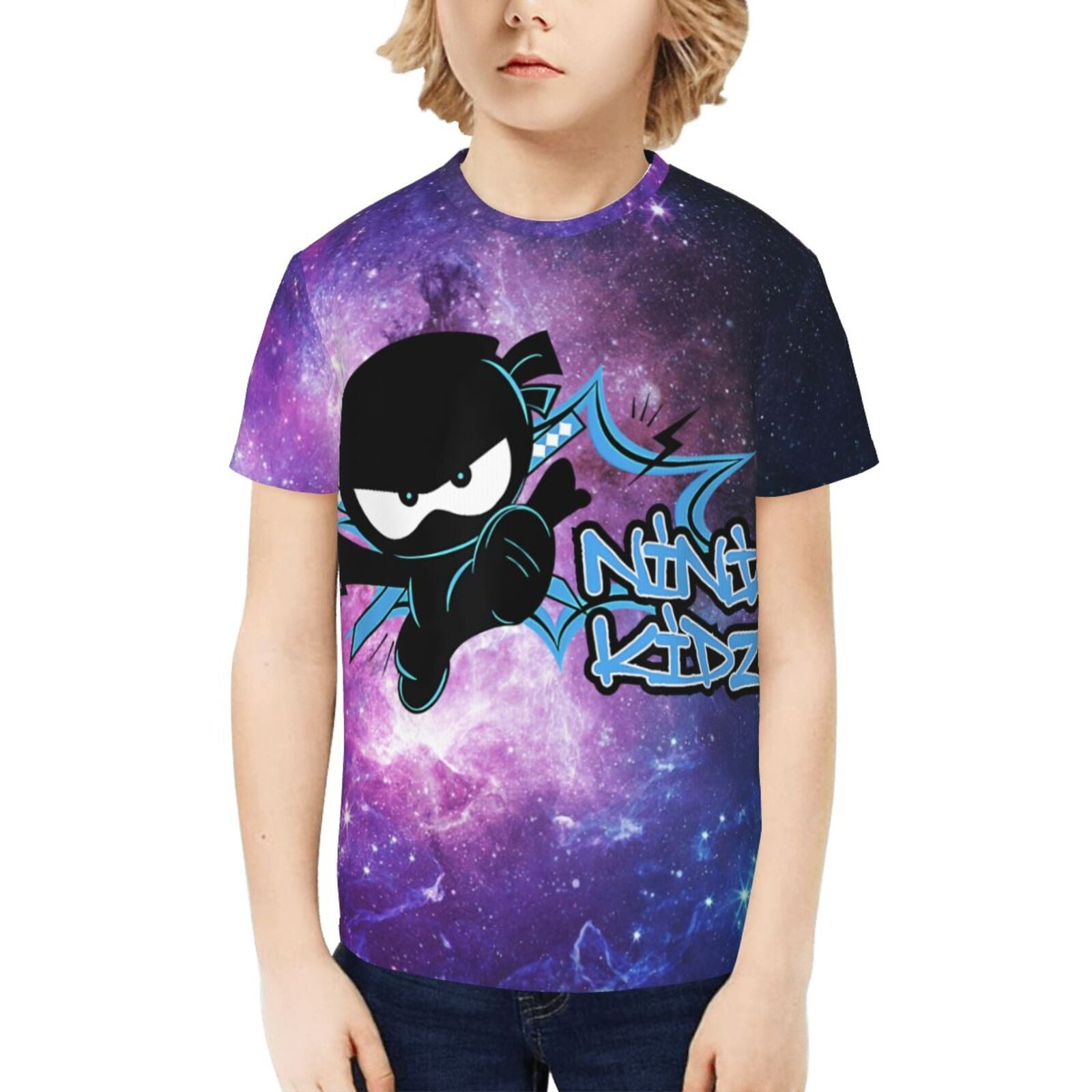Ninja Kidz Kids T-Shirt 3d Printed Graphic T-Shirts Boys And Girls ...