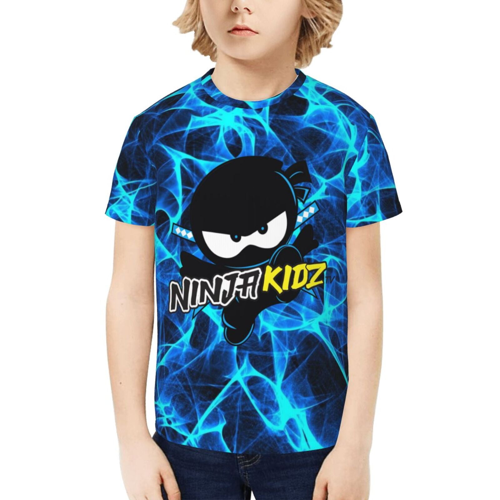 Ninja Kidz Kids T-Shirt 3d Printed Graphic T-Shirts Boys And Girls ...