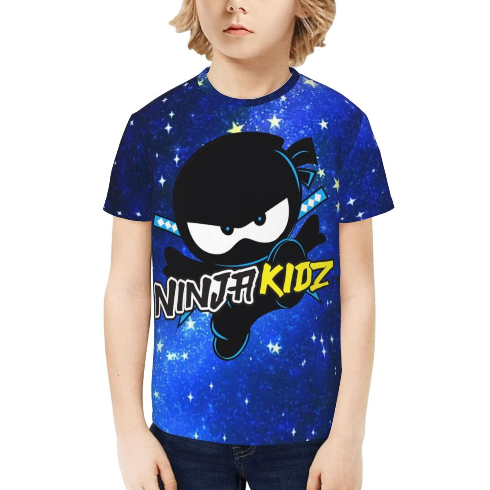 Ninja Kidz Kids T-Shirt 3d Printed Graphic T-Shirts Boys And Girls ...