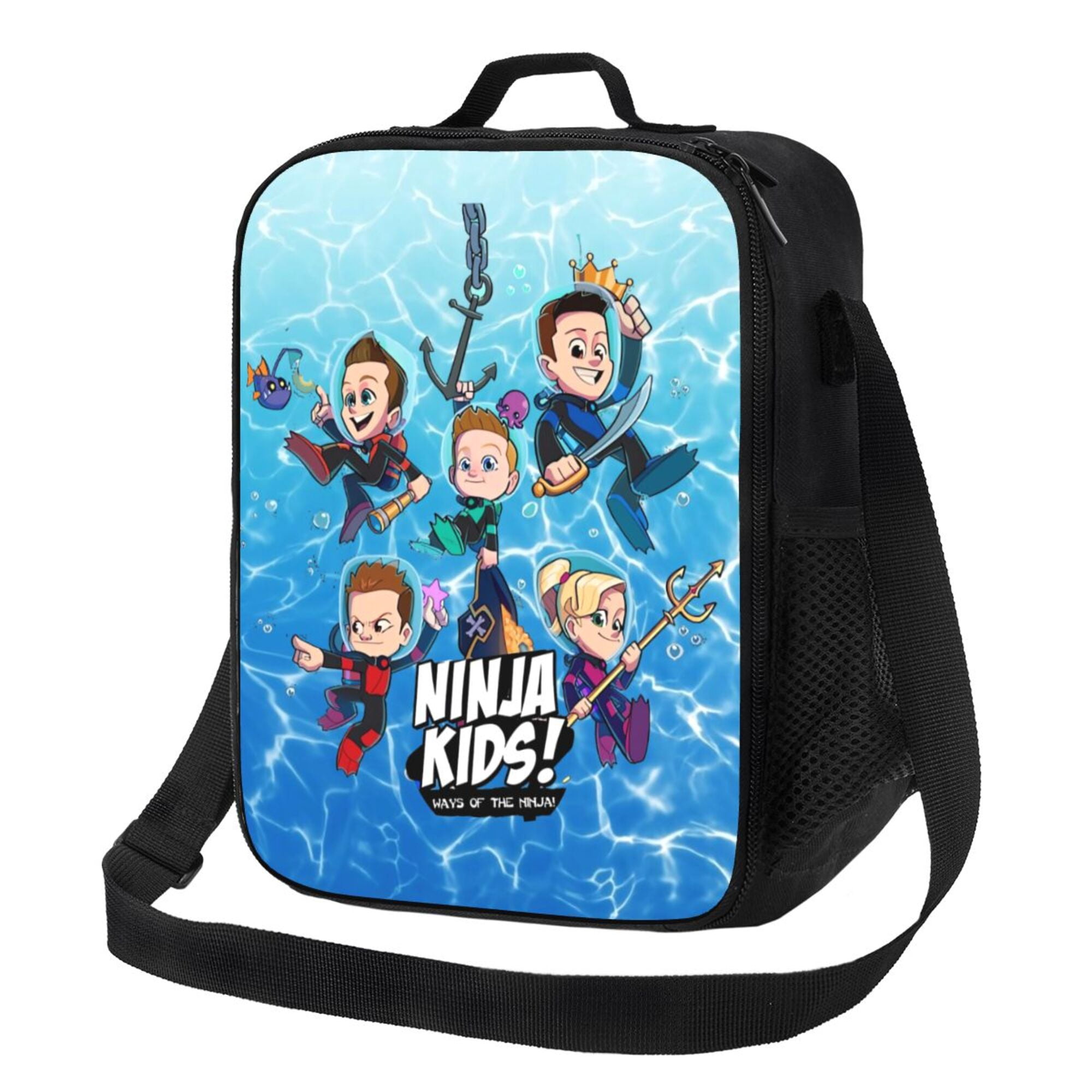 Ninja Kidz Lunch Bag Lunch Box Lightweight Durable Lunch Tote Bag ...