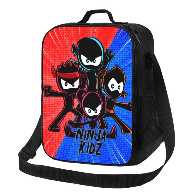 Ninja Kidz Lunch Bag Lunch Box Lightweight Durable Lunch Tote Bag ...