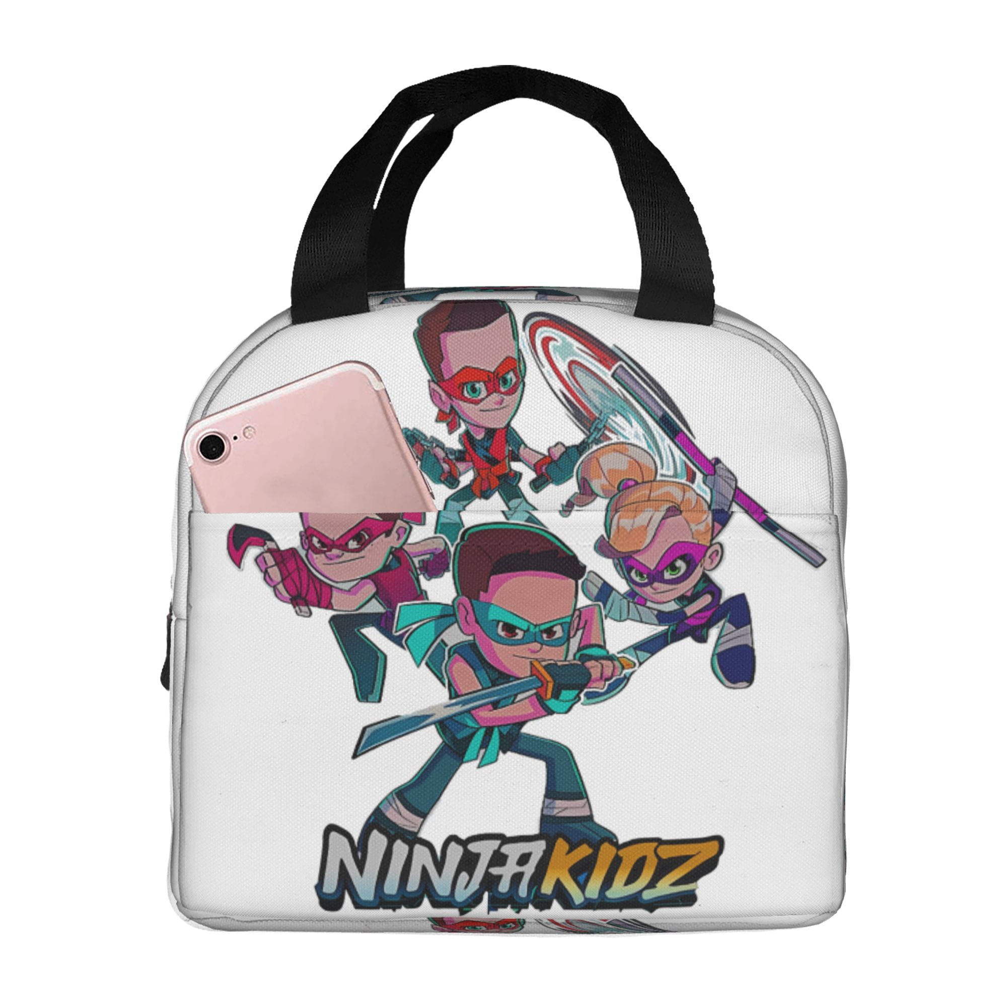 Ninja Kidz Lunch Bag Tote Bag Insulated Lunch Box Picnic Beach Fishing ...