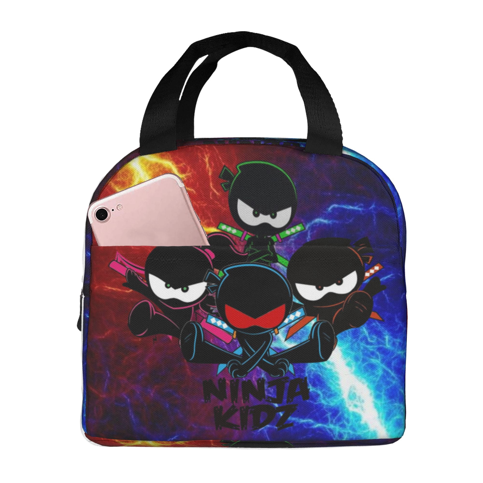 Ninja Kidz Lunch Bag Tote Bag Insulated Lunch Box Picnic Beach Fishing ...