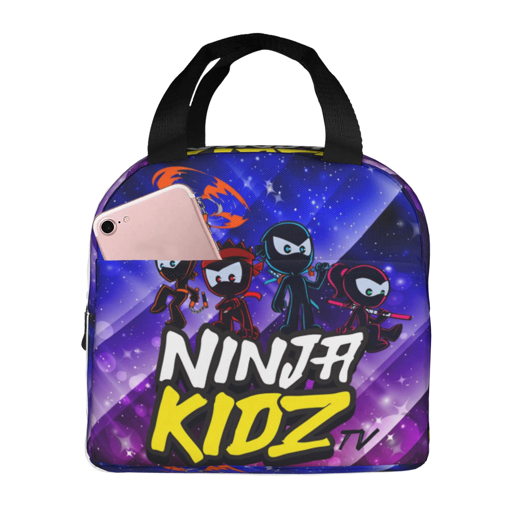 Ninja Kidz Lunch Bag Tote Bag Insulated Lunch Box Picnic Beach Fishing ...