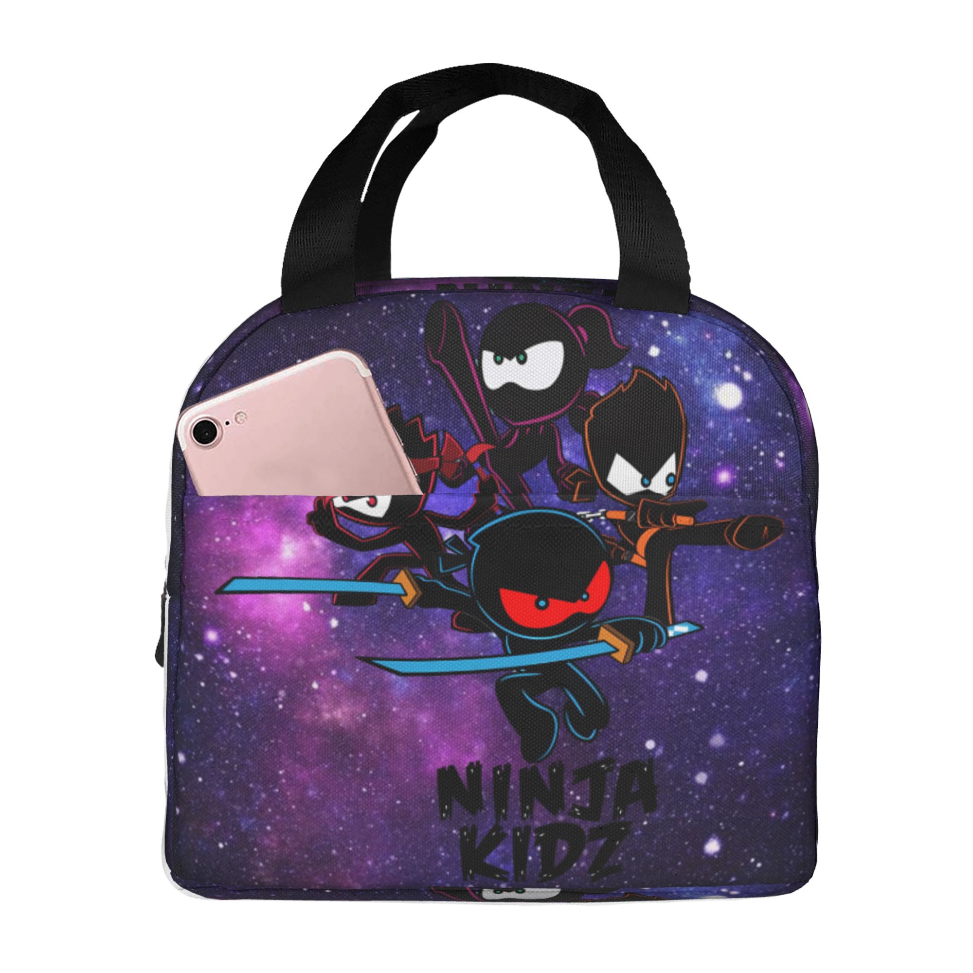 Ninja Kidz Lunch Bag Tote Bag Insulated Lunch Box Picnic Beach Fishing ...