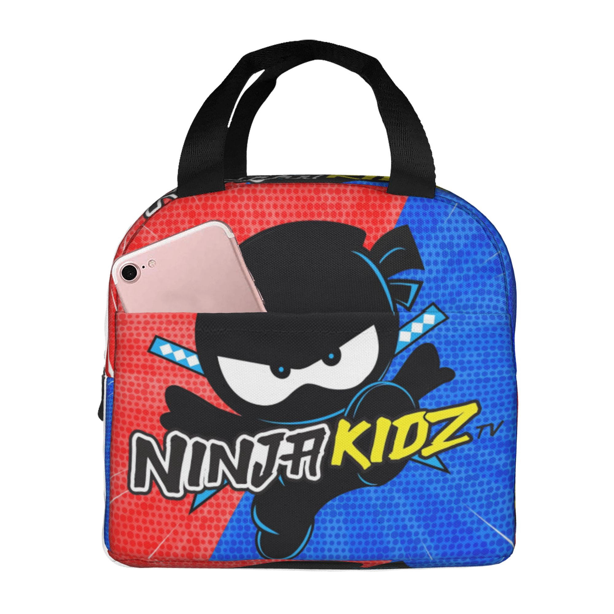 Ninja Kidz Lunch Bag Tote Bag Insulated Lunch Box Picnic Beach Fishing ...