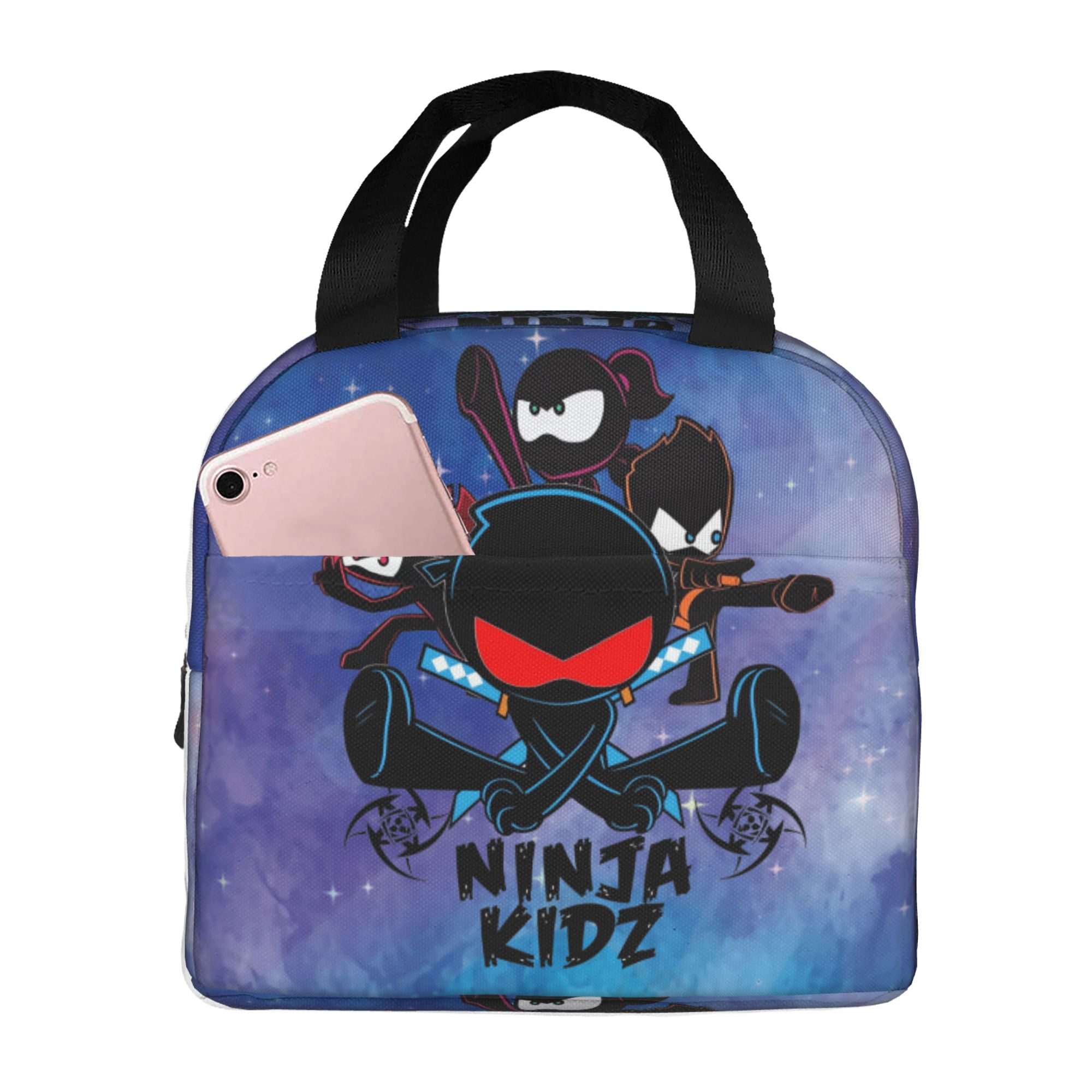 Ninja Kidz Lunch Bag Tote Bag Insulated Lunch Box Picnic Beach Fishing ...